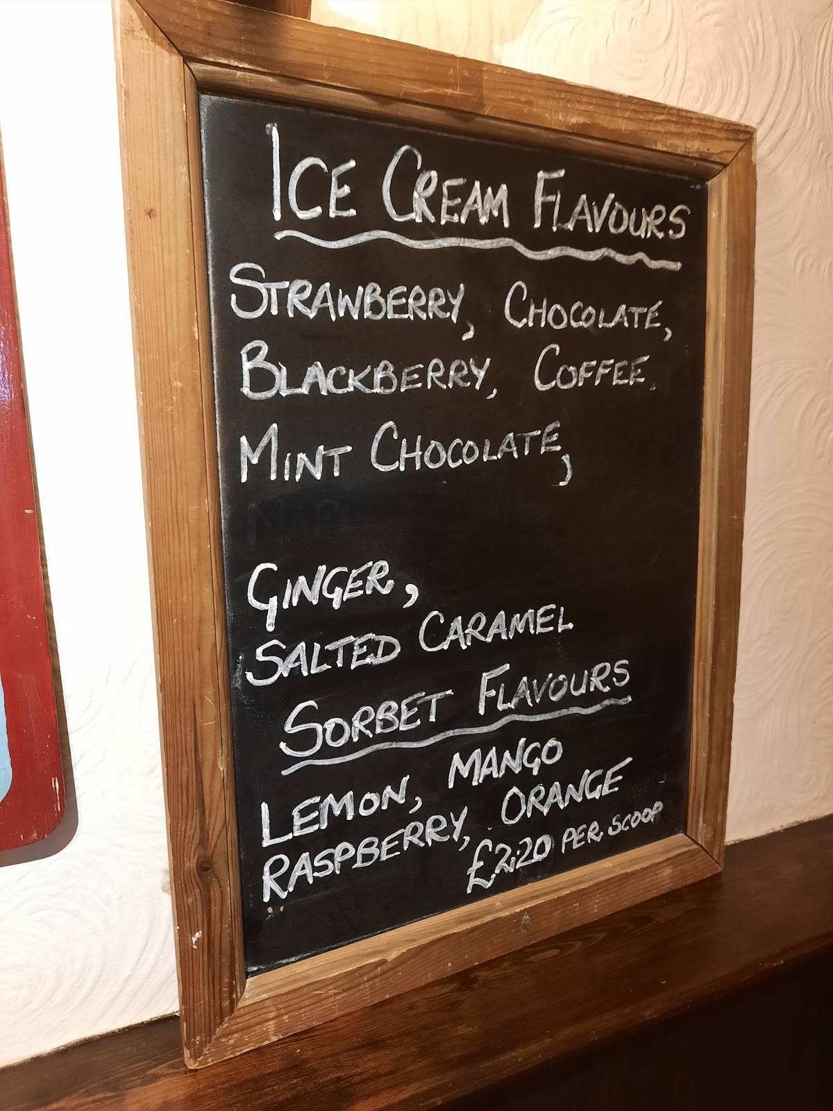 Menu at The Quarry Inn pub & bar, England