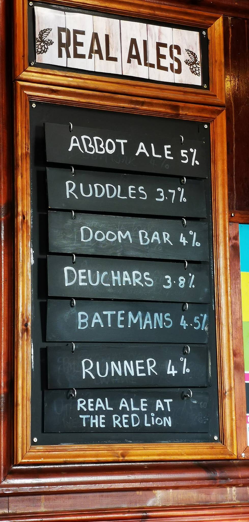 Menu at The Red Lion - JD Wetherspoon pub & bar, Skegness