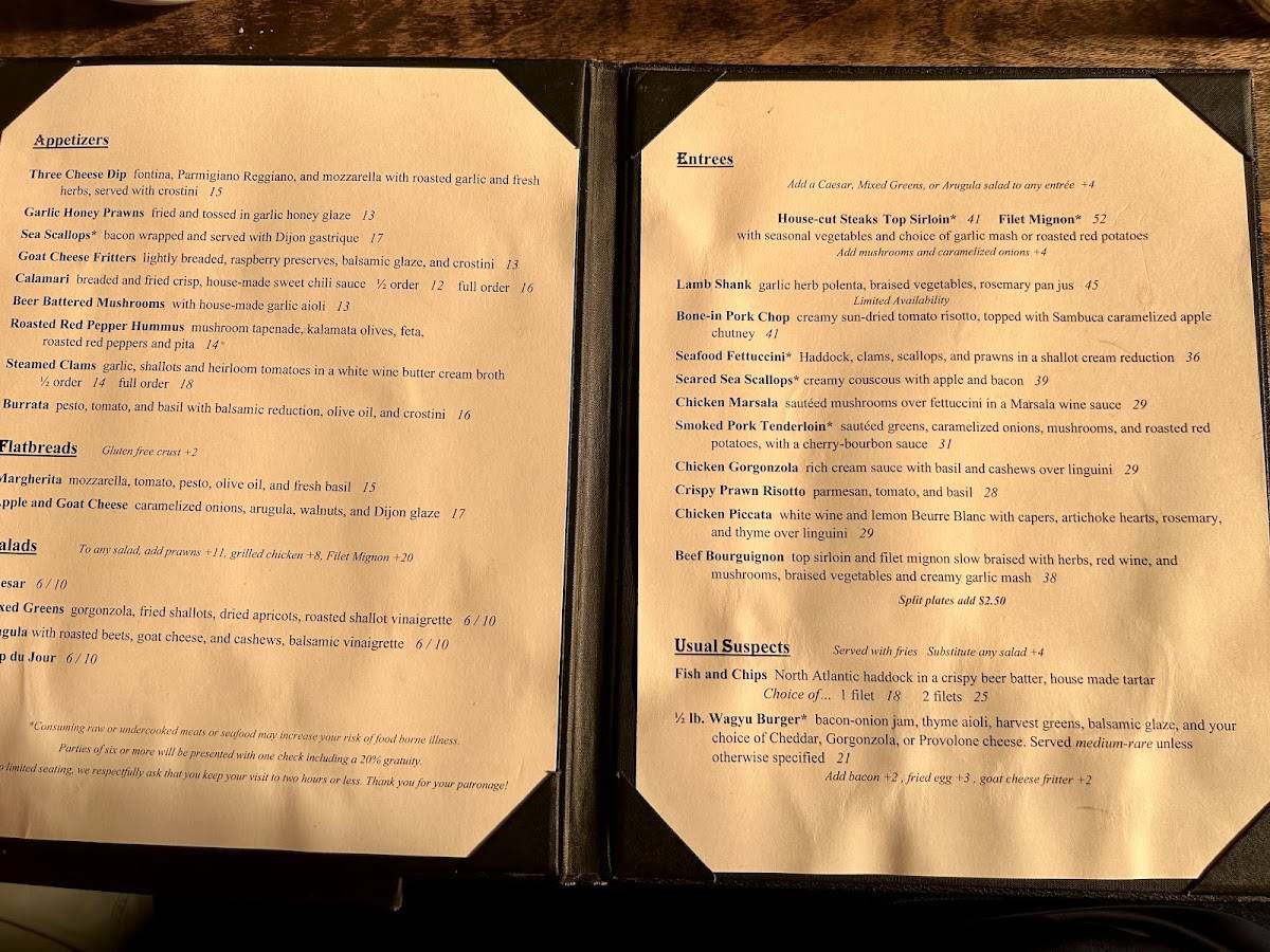 Menu at The Repp pub & bar, Snohomish