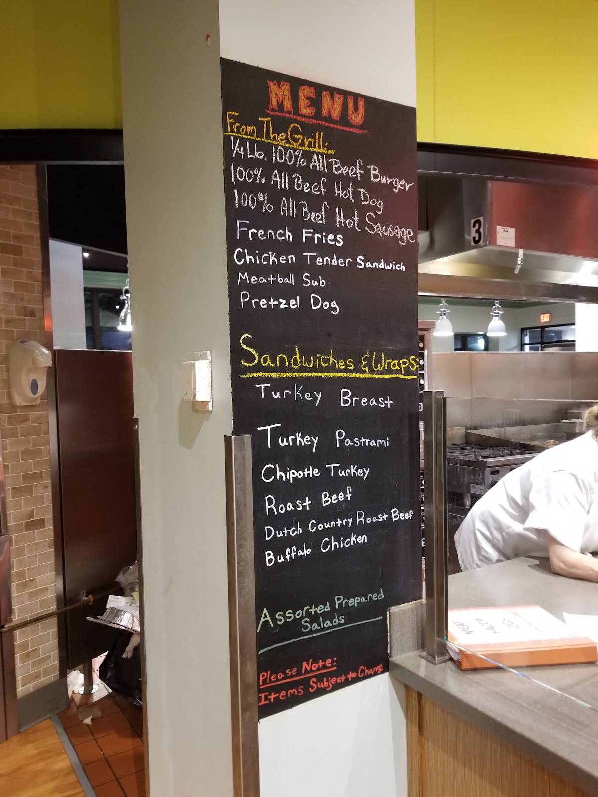 Carta de The Restaurants at Benjamin Franklin Hall, Lancaster