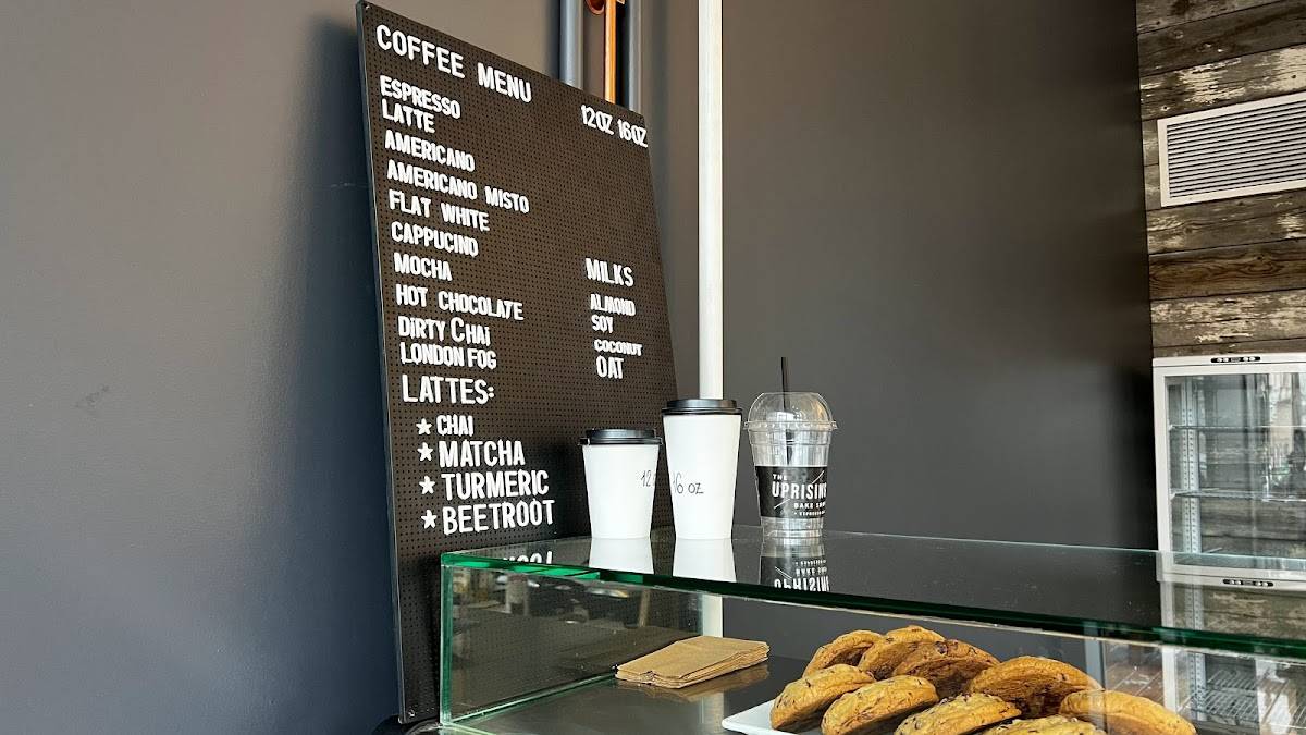 Menu at The Uprising Bake Shop + Espresso Bar The Lounge, Canmore