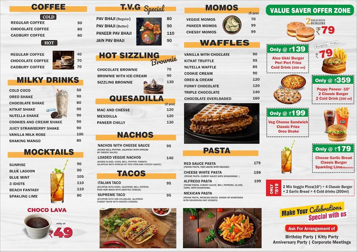 Menu at The Veg Grill, Umargam