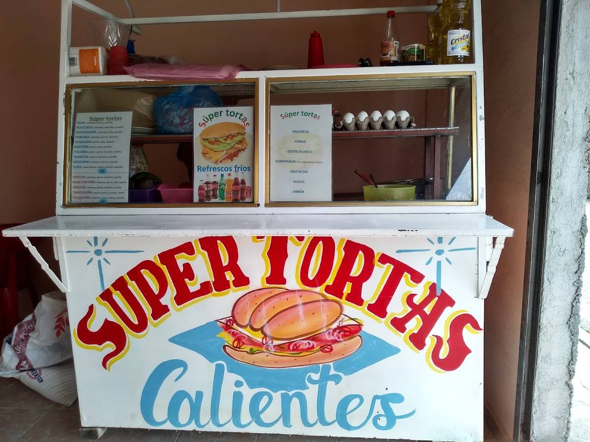 Menu at Tortas "El May" restaurant, Santa María Aticpac