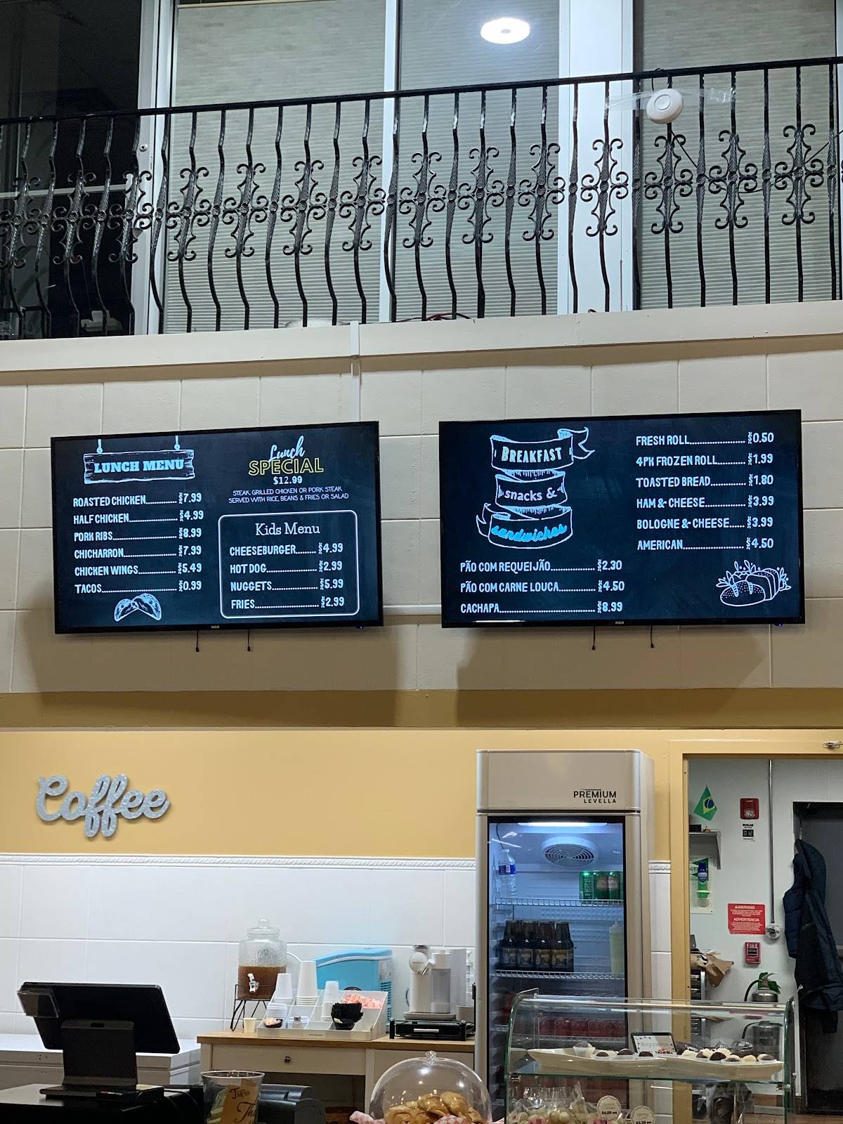 Menu at Tropical Café, Naperville