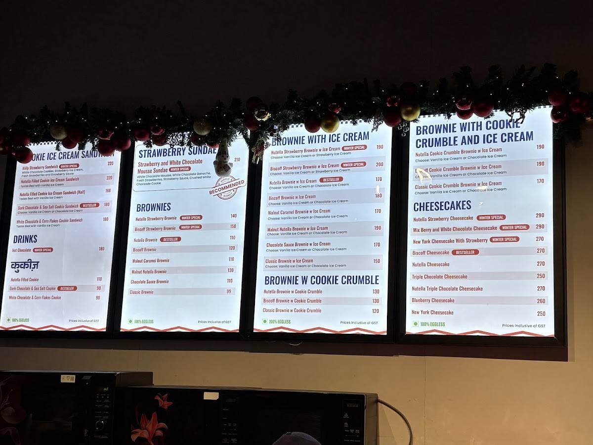 Menu at Uncle Goons, Surat