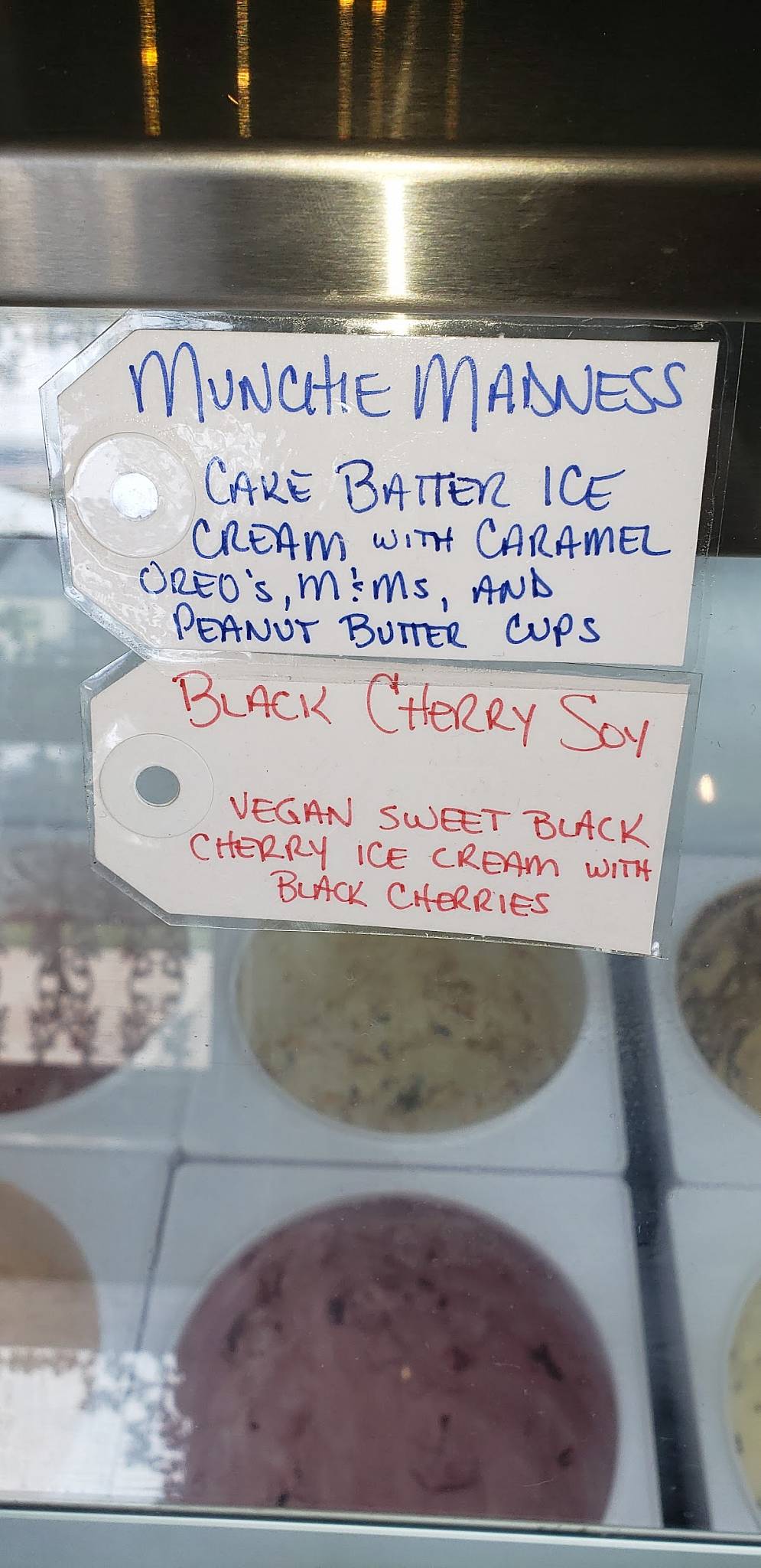 Menu at Uncommon Cups and Cones cafe, New Albany