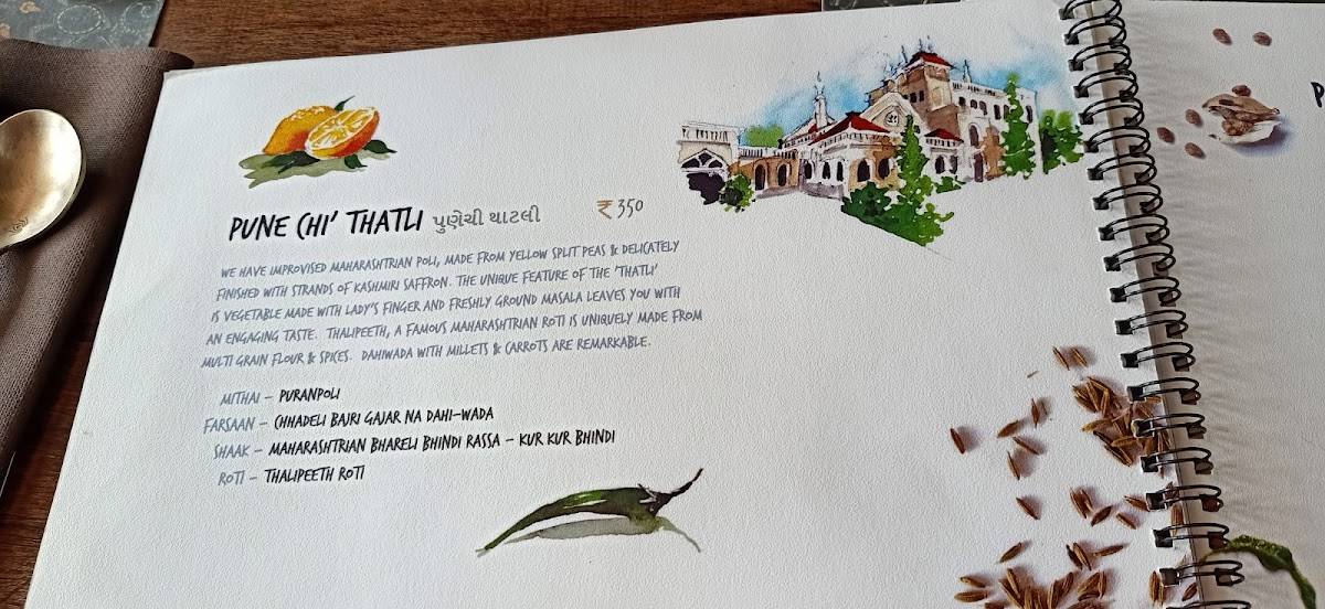 Menu at Under The Neem Trees, Ahmedabad