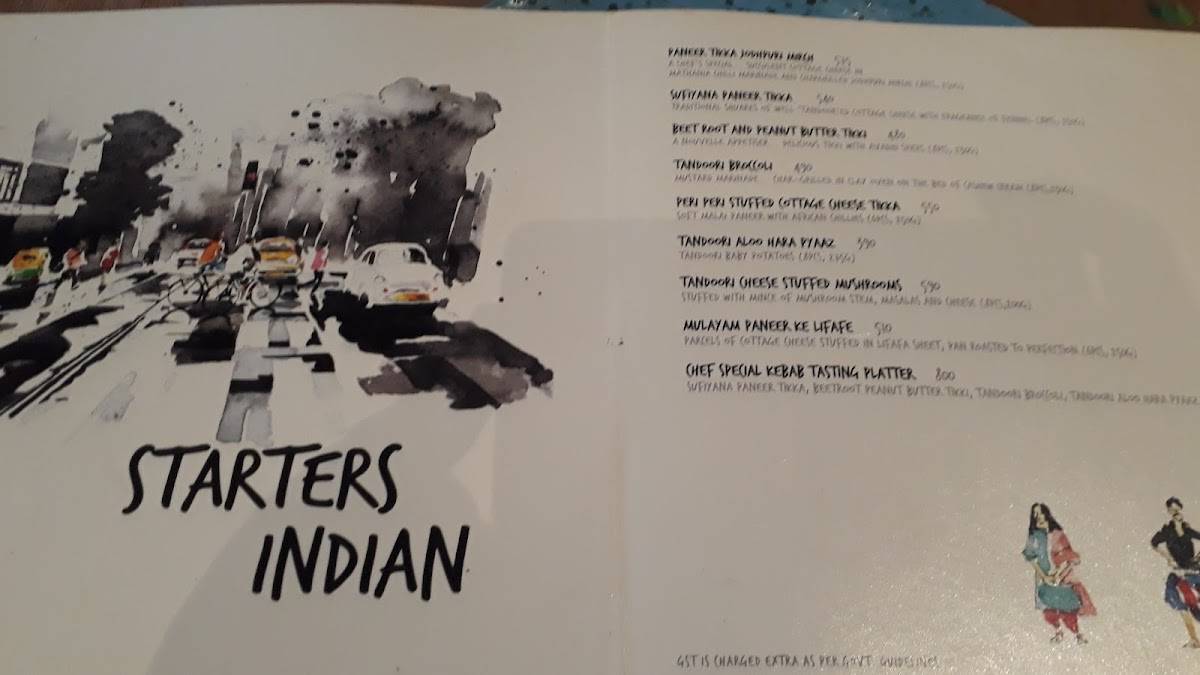 Menu at Under The Neem Trees, Ahmedabad