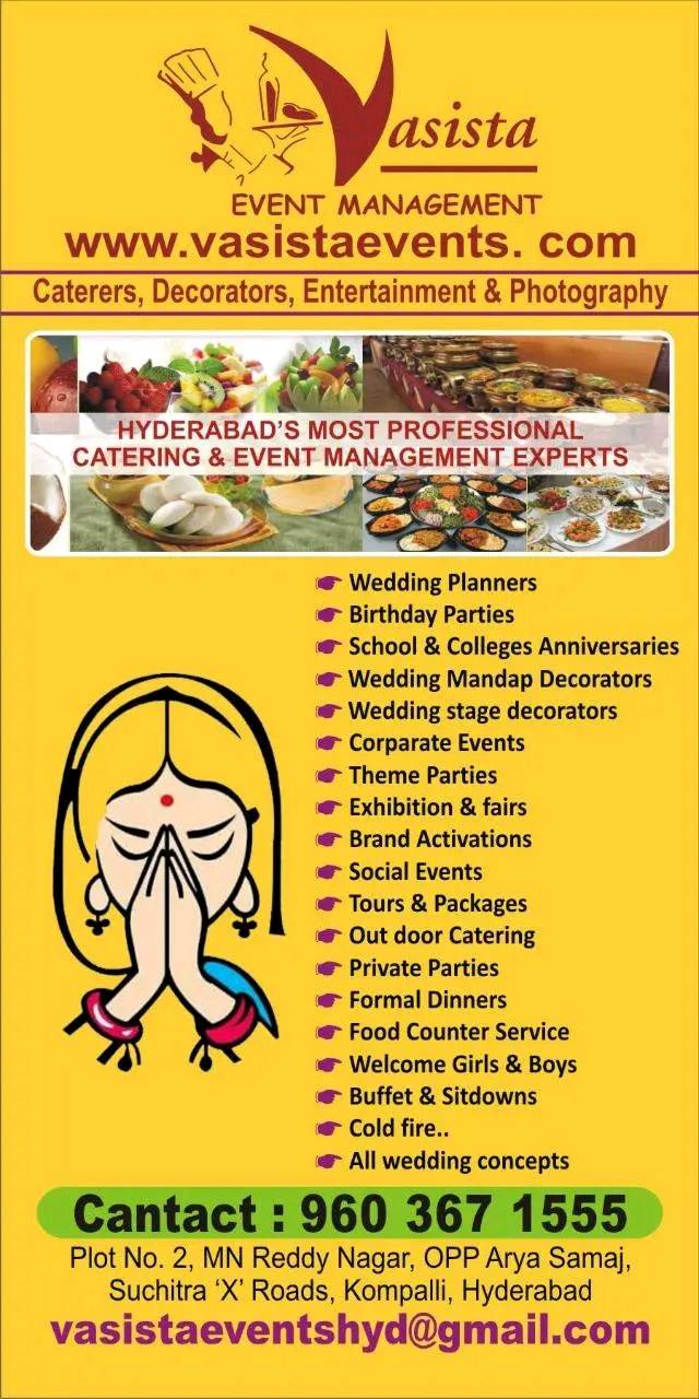 Menu at Vasista Godavari pulao and Dum Biryani, Hyderabad