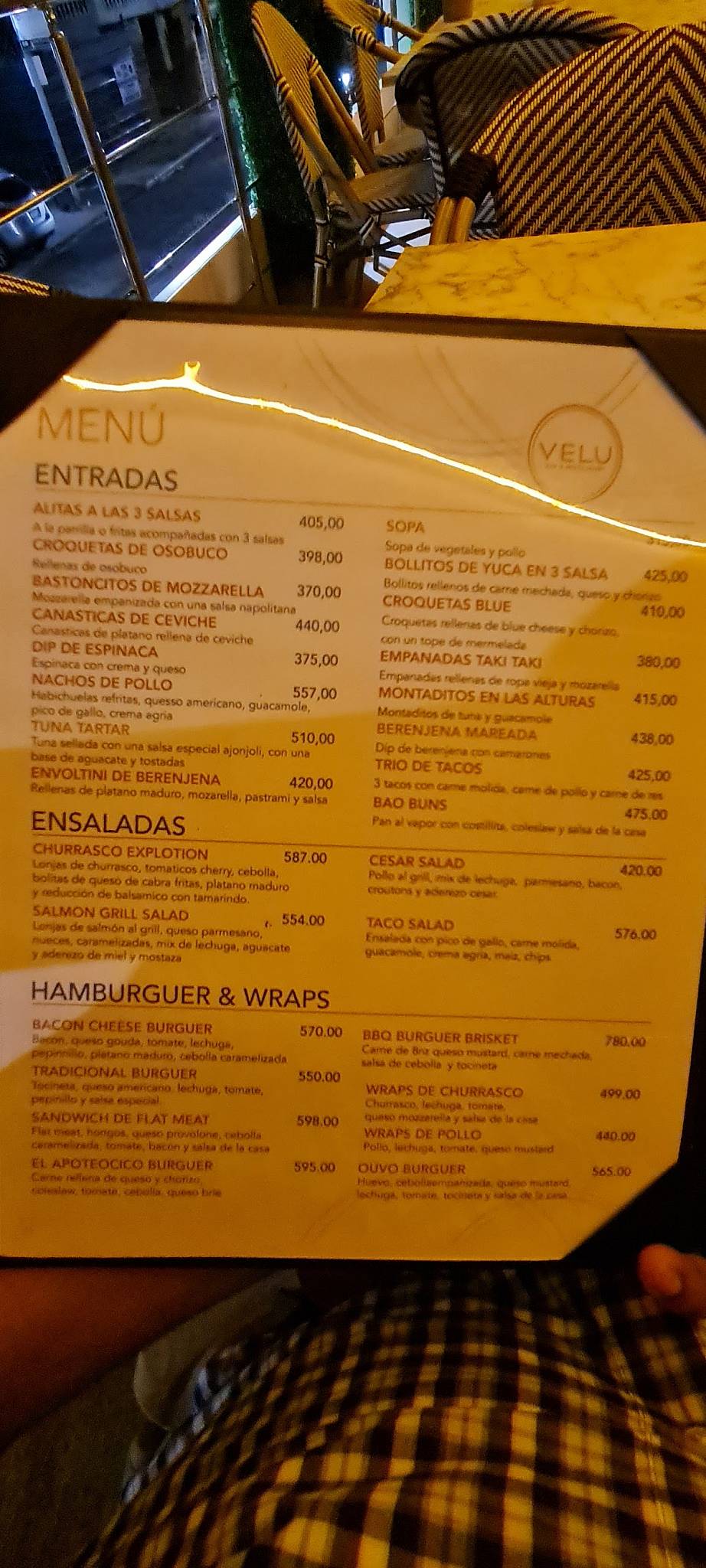 Carta de 4 Jacks Bar, Bistro & More, Santo Domingo
