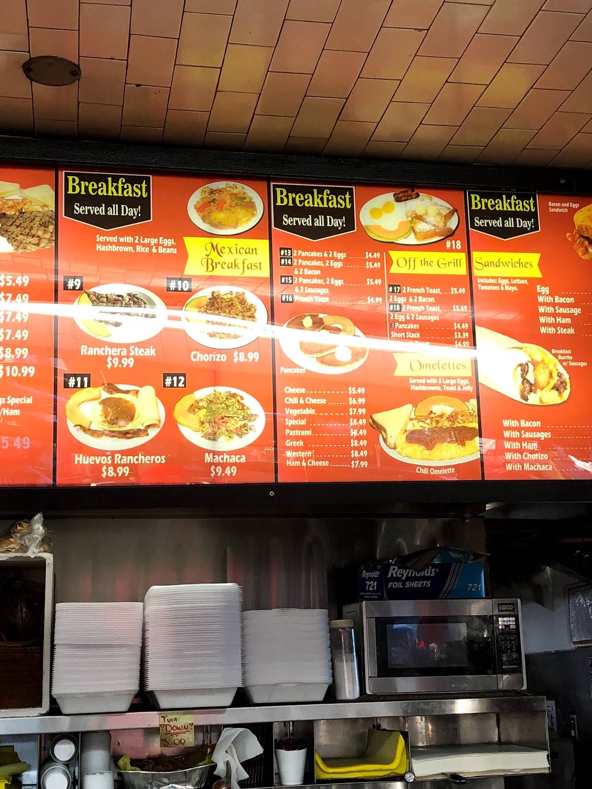 Menu at Victor's Villa restaurant, West Covina