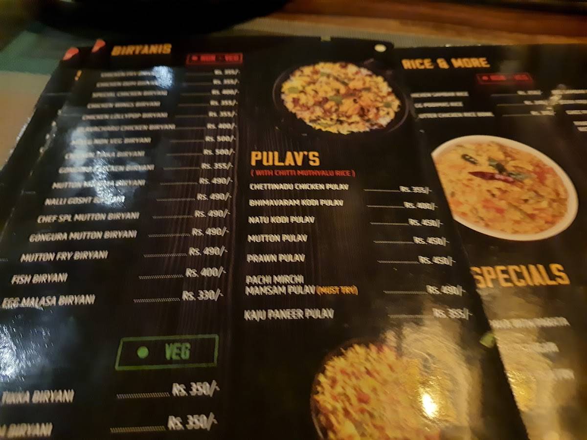 Menu at 90's Cafe & Restaurant, Vijayawada