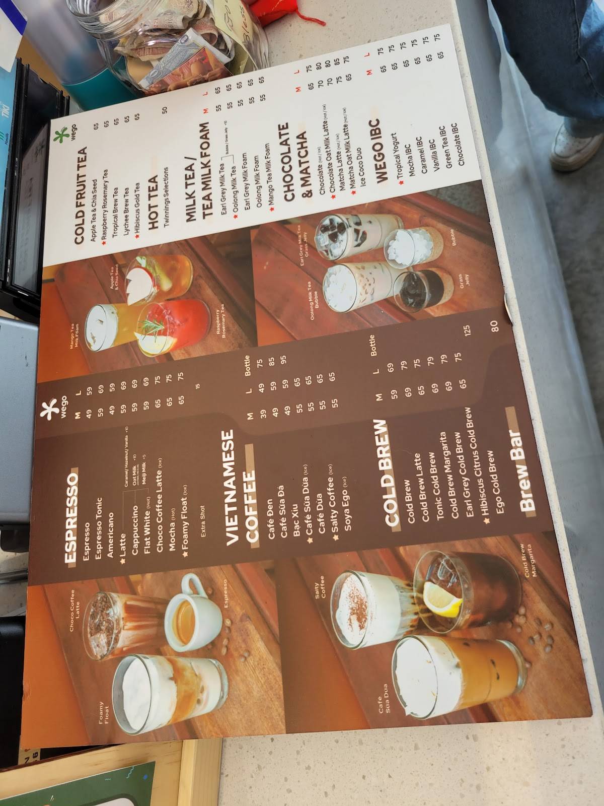 Menu at Wego Coffee Thảo Điền restaurant, Ho Chi Minh City