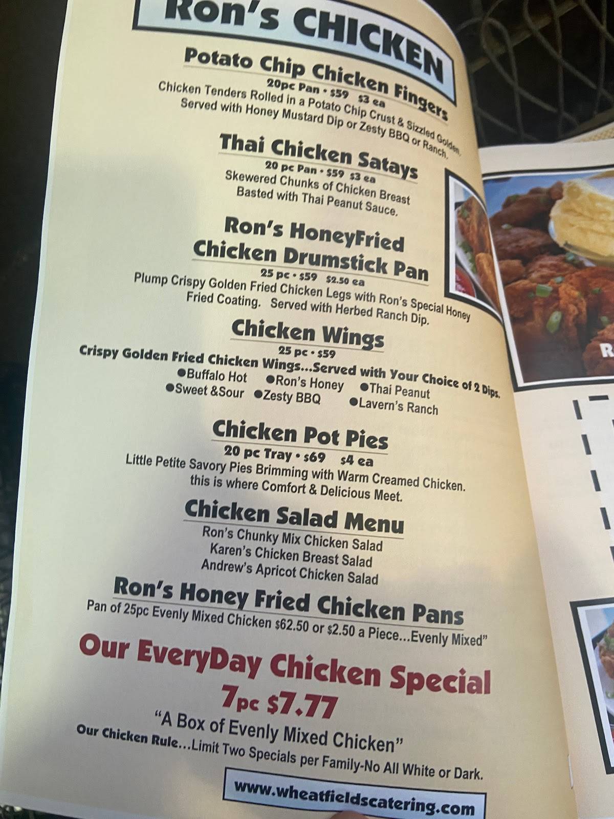 Menu at WheatFields Eatery & Bakery, Omaha, S 103rd St