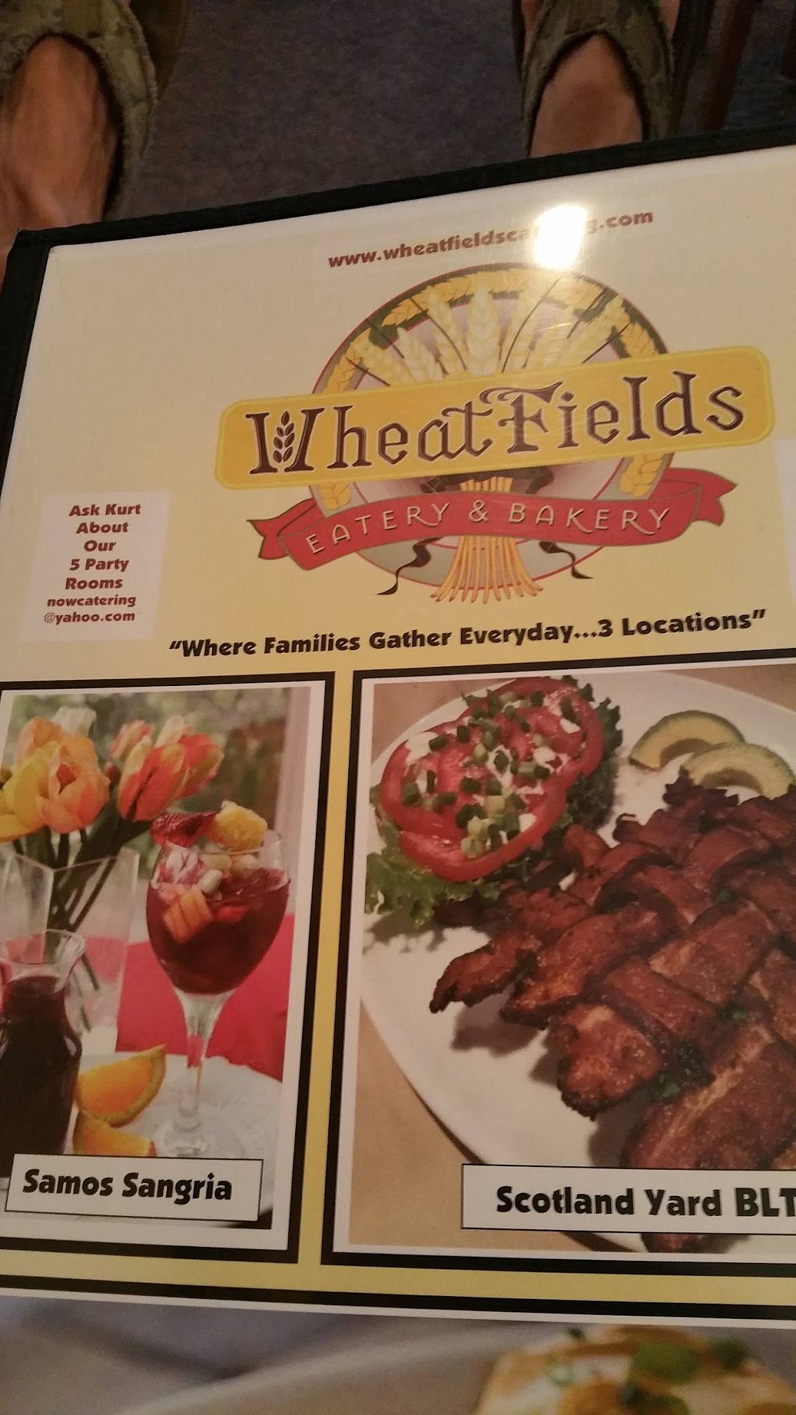 Menu at WheatFields Eatery & Bakery, Omaha, S 103rd St