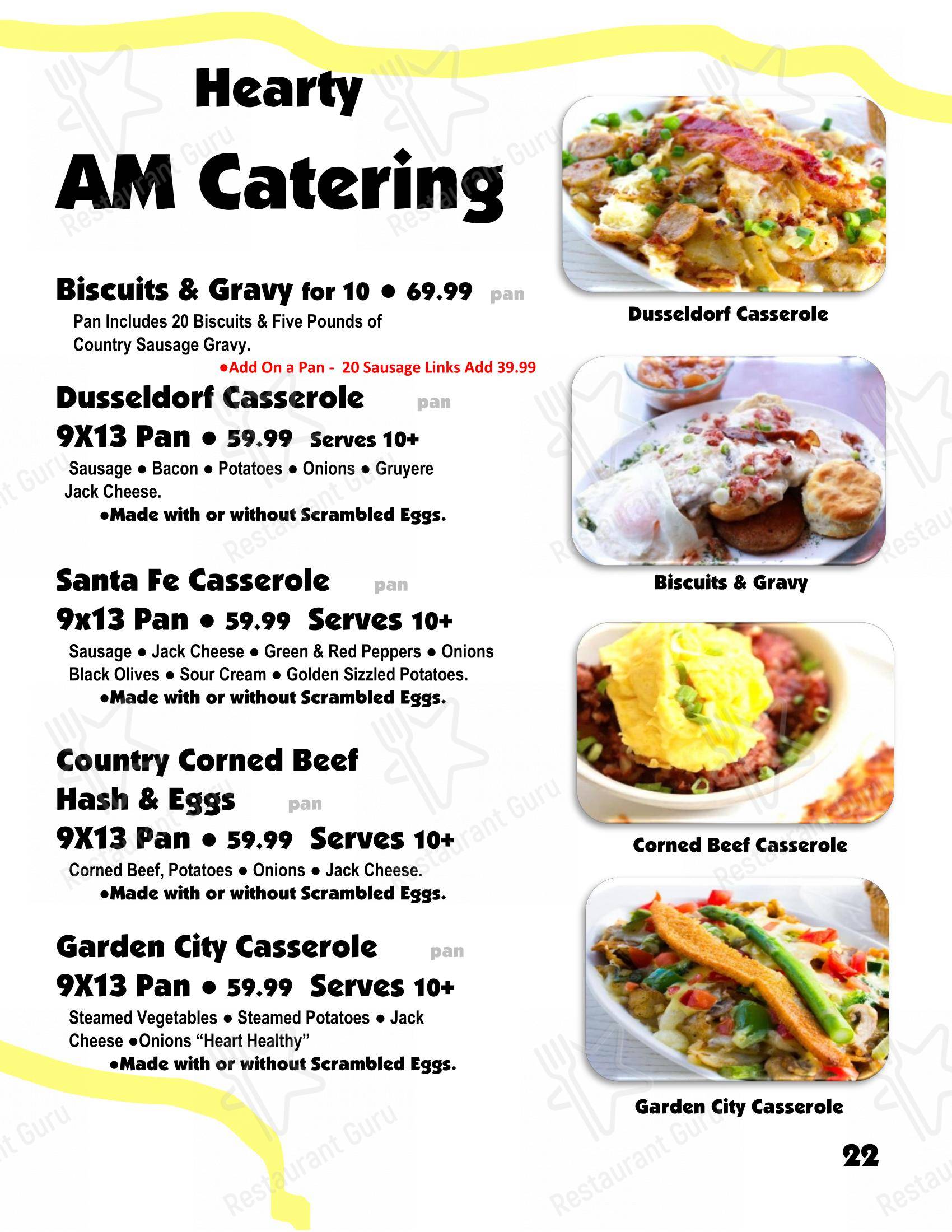 Menu at WheatFields Eatery & Bakery, Omaha, S 103rd St