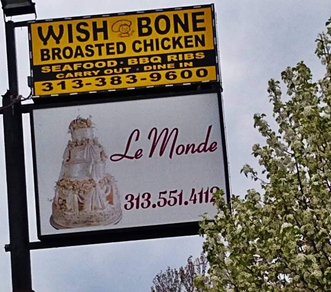 Menu at Wishbone Broasted Chicken restaurant, Allen Park
