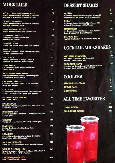 Menu at Wok On Fire, Surat, Adajan Rd