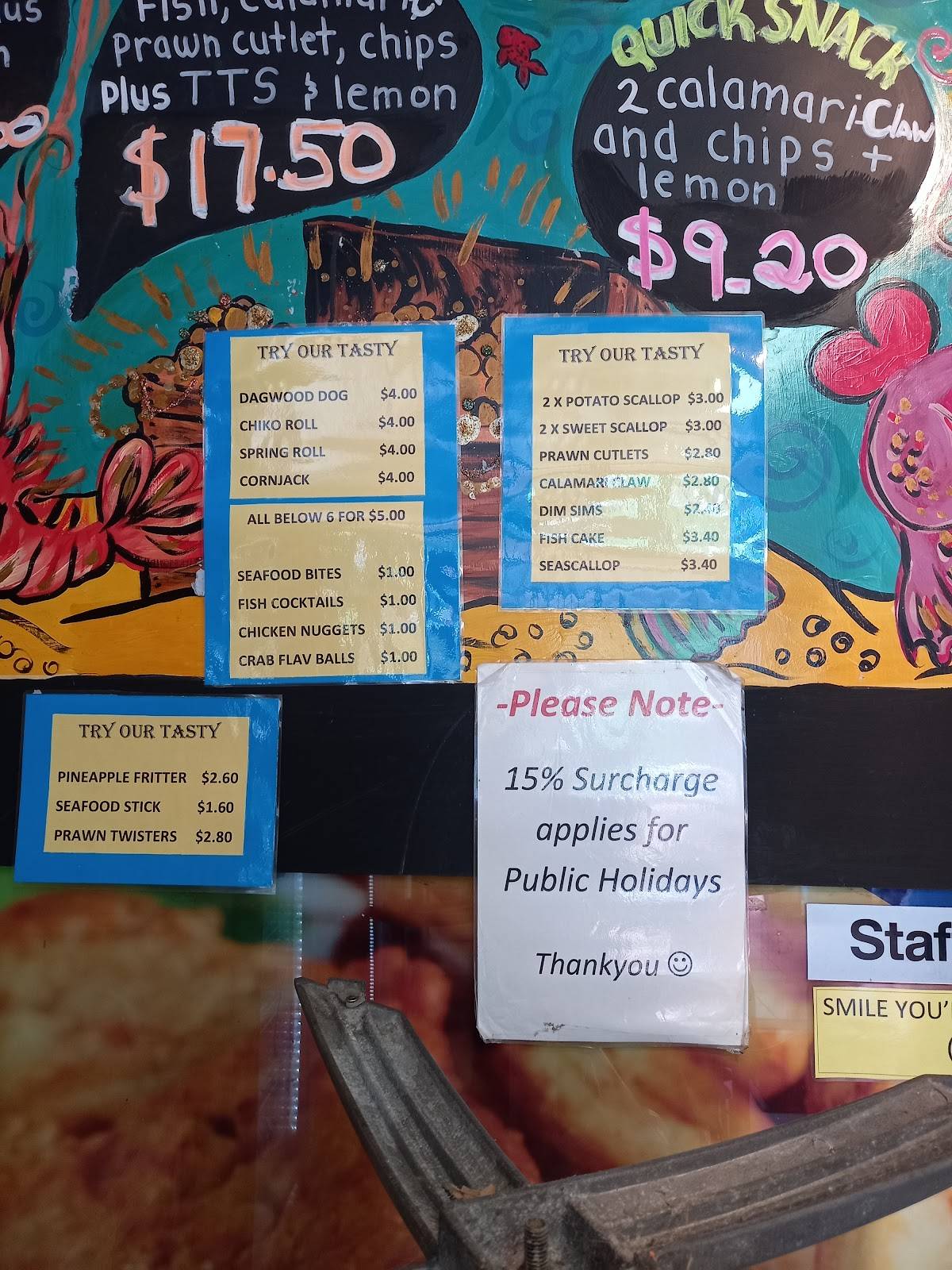 Menu at The Crab Pot Woorim fast food, Woorim