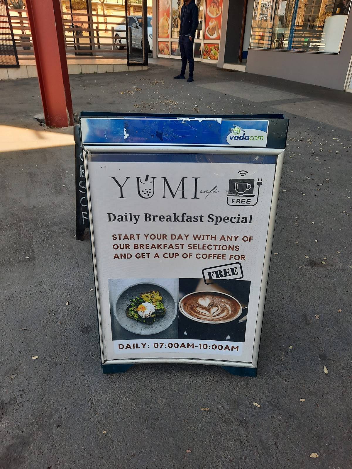 Menu at YUMI café cafe, Pretoria