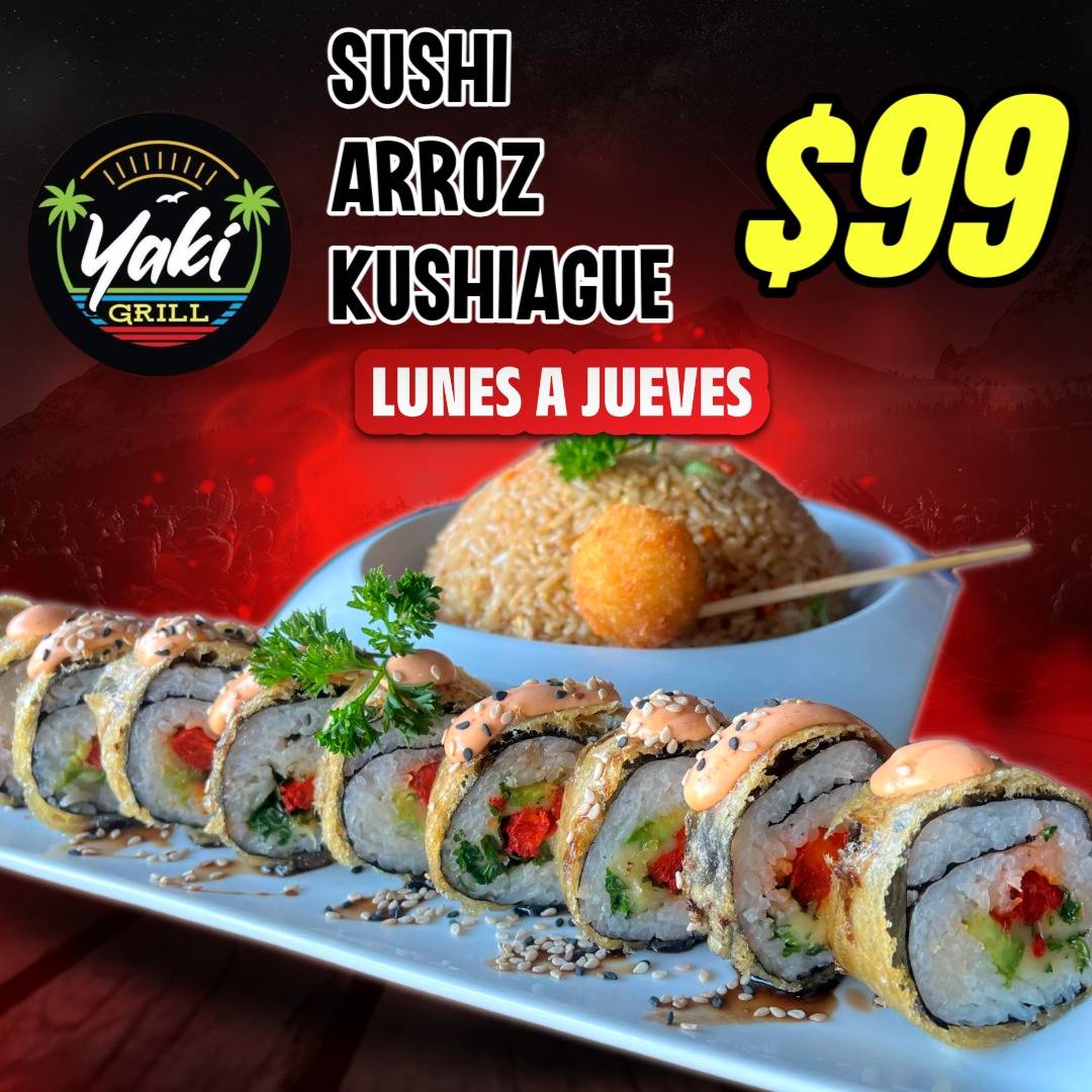 Carta del restaurante Yaki grill, Saltillo