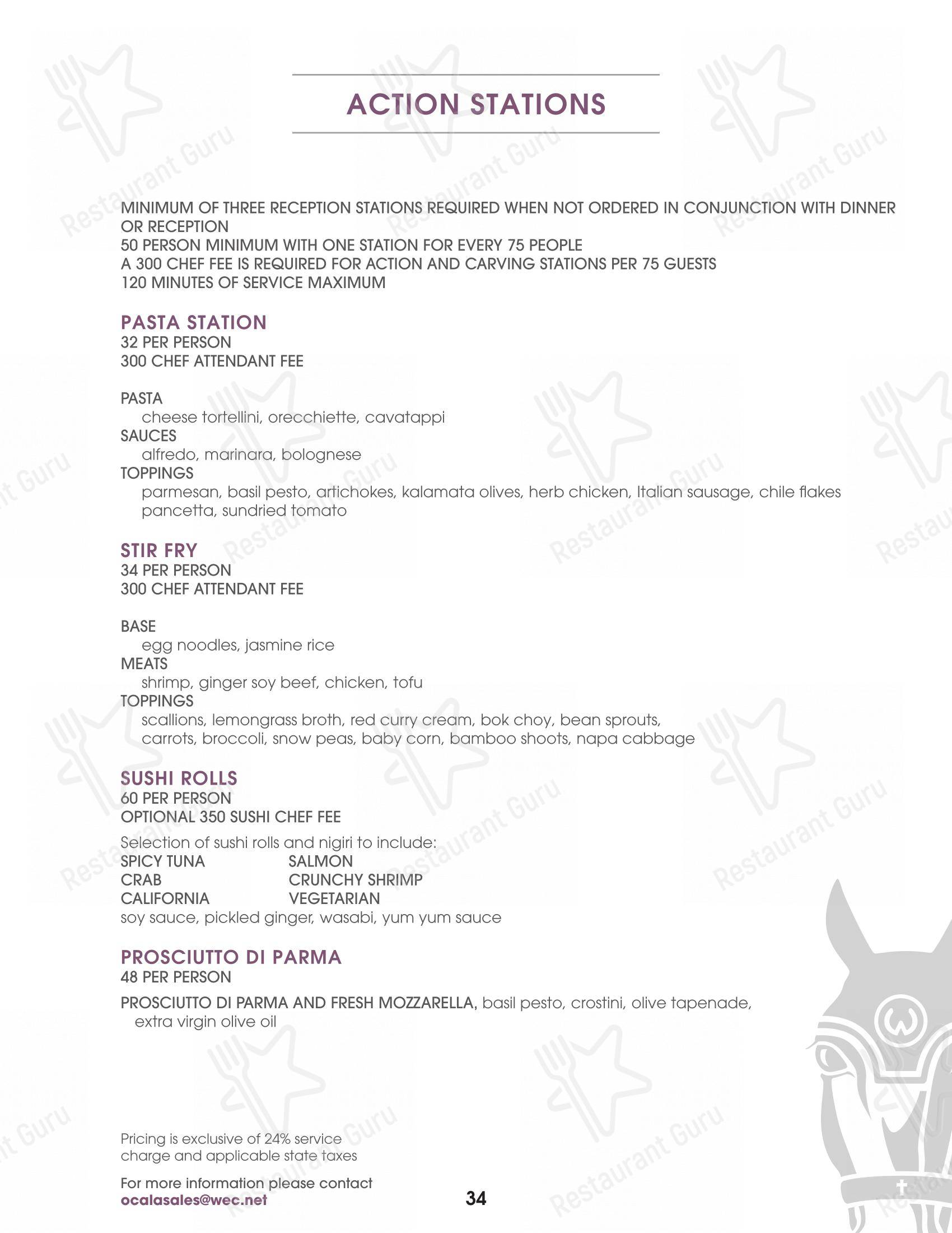 Menu at Yellow Pony Pub & Garden, Ocala