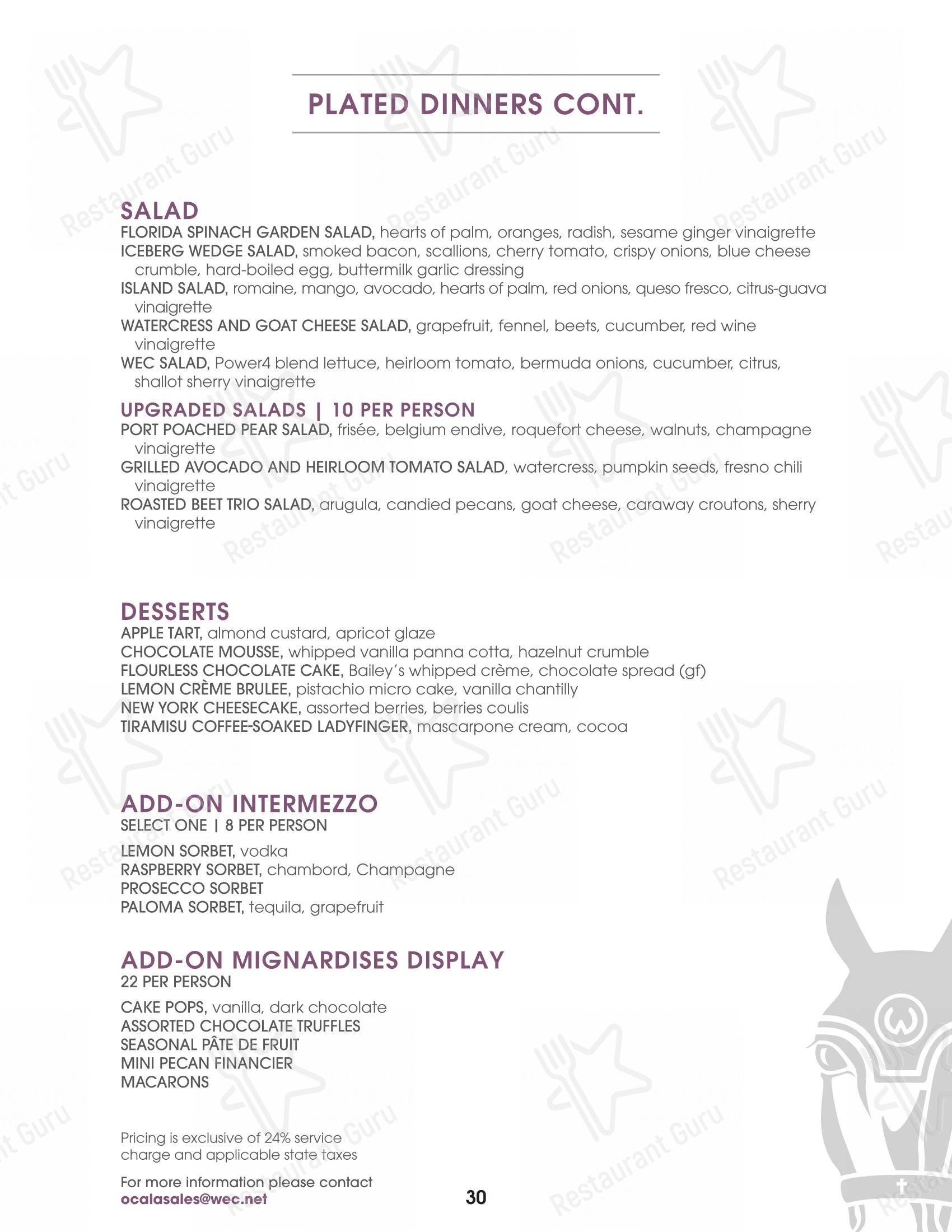 Menu at Yellow Pony Pub & Garden, Ocala
