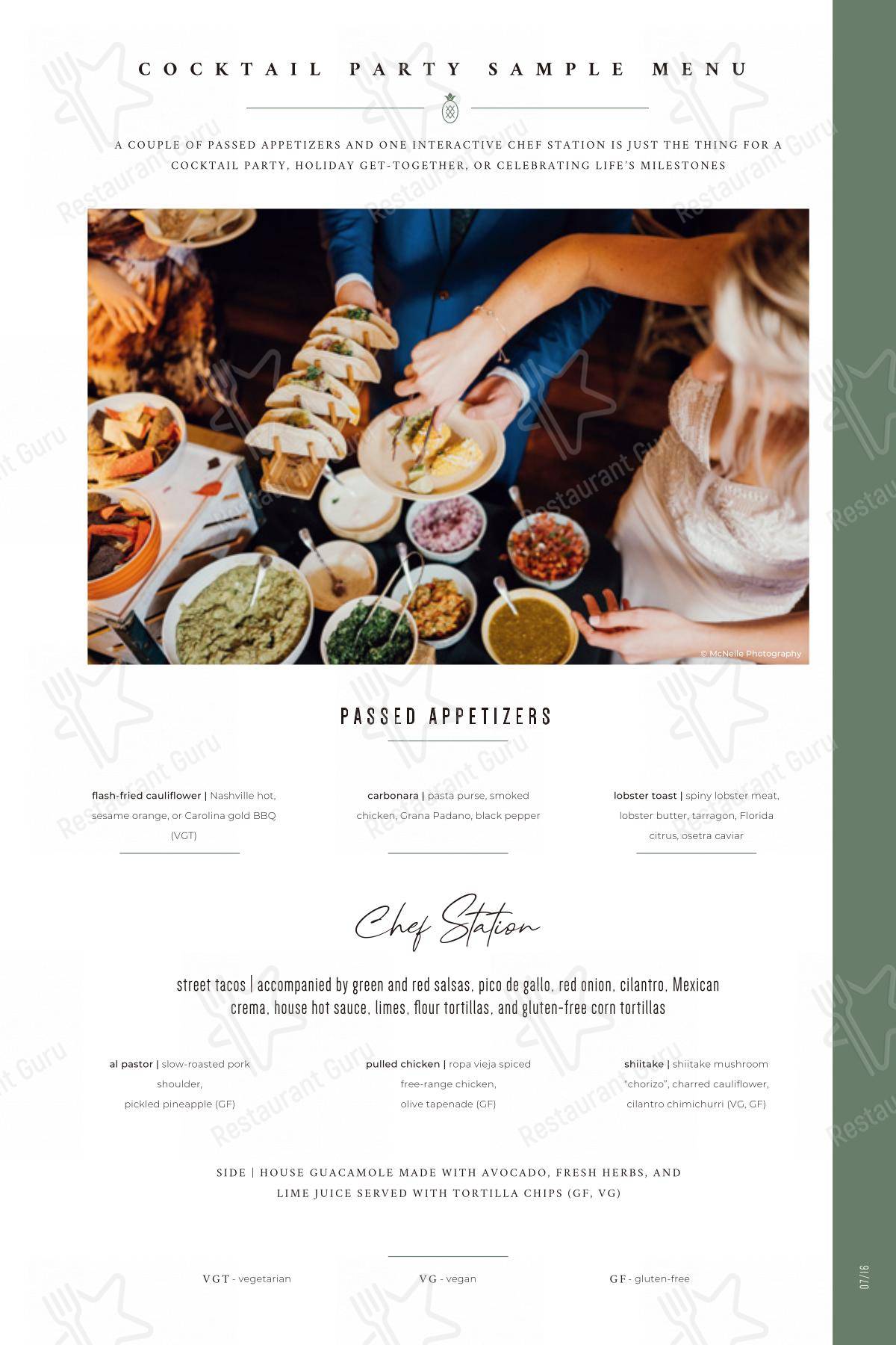 Menu at Zai Restaurant Durban, Durban
