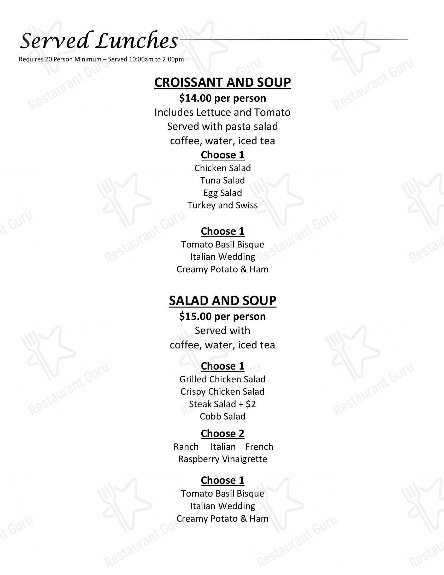 Menu at Zem Zem Shrine Club, Erie