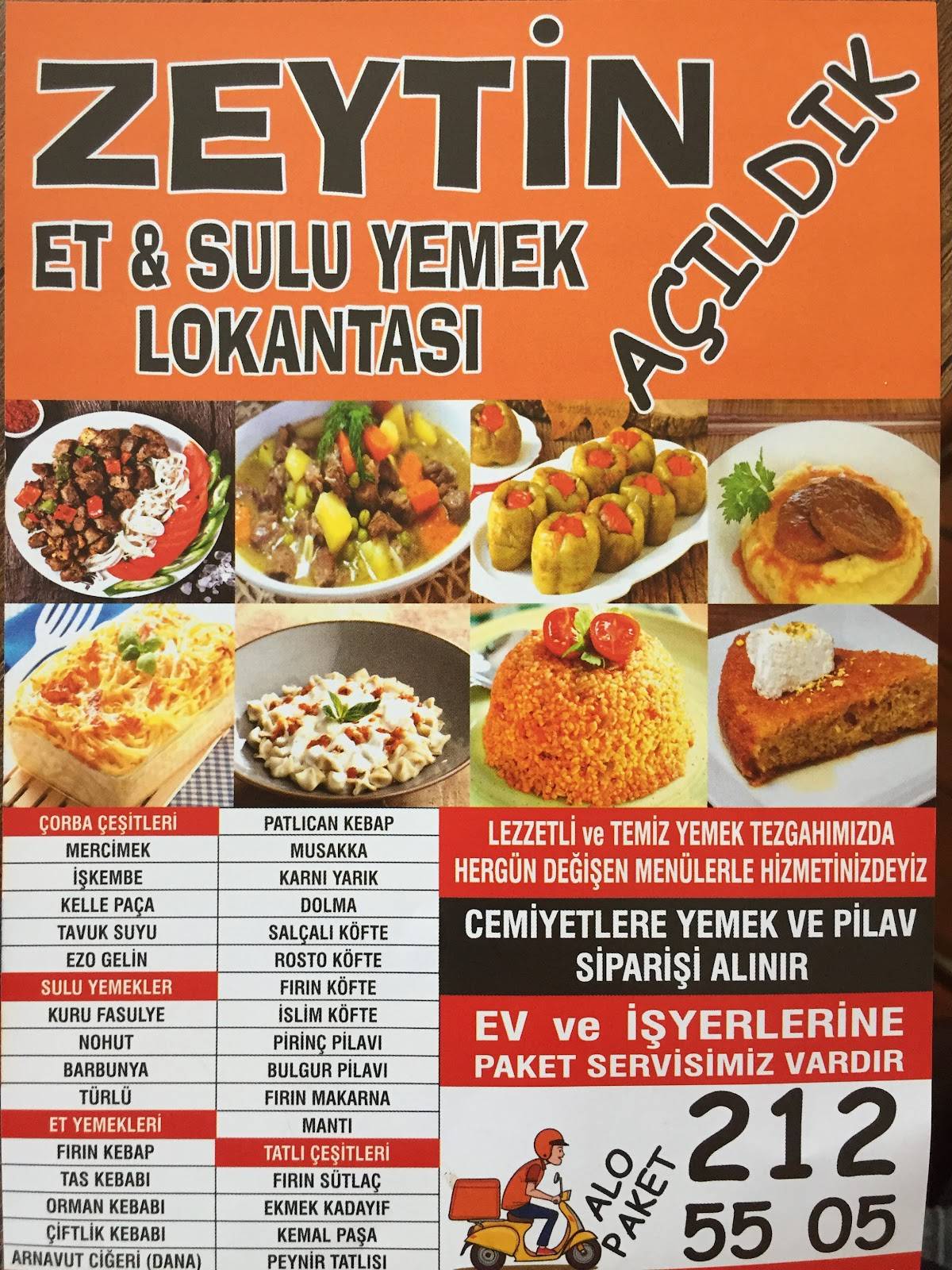 Menu at Zeytin Sulu Yemek Ve Izgara Salonu, Bilecik