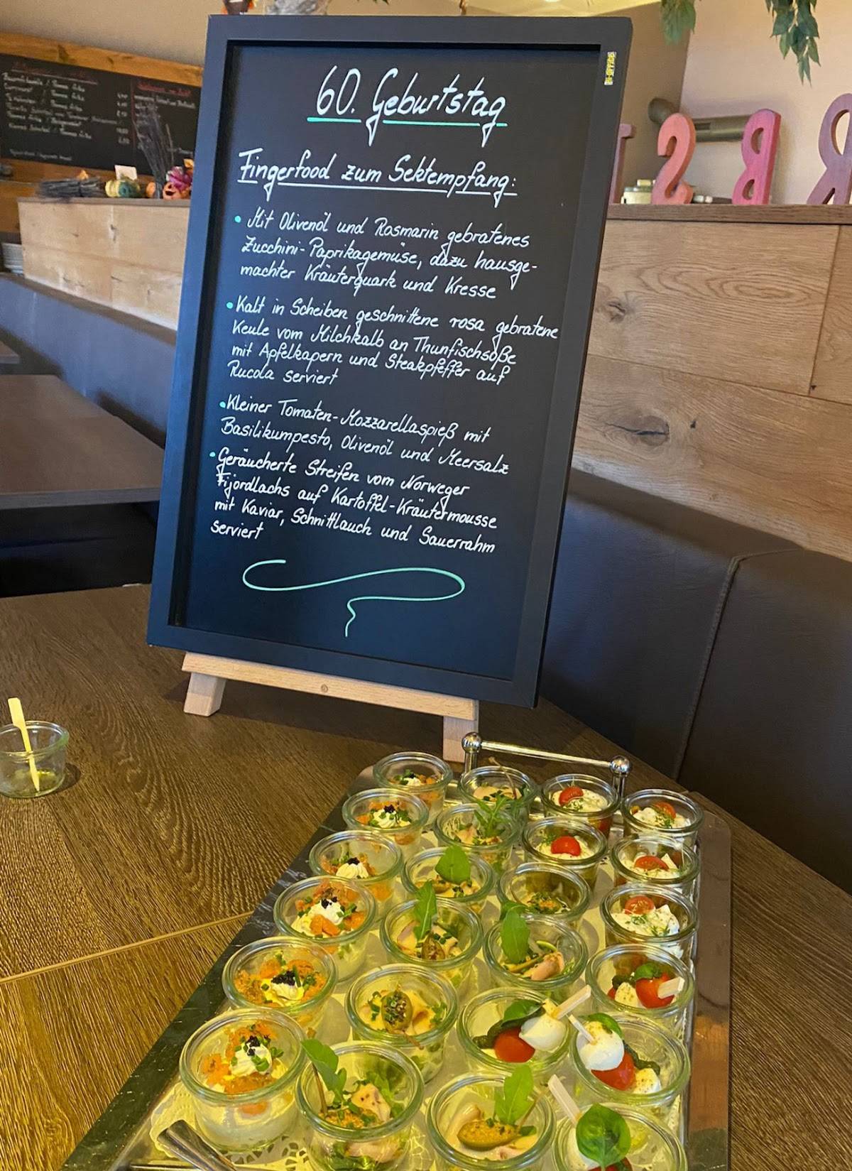 Speisekarte von Fricker's Restaurant Catering, Donaueschingen