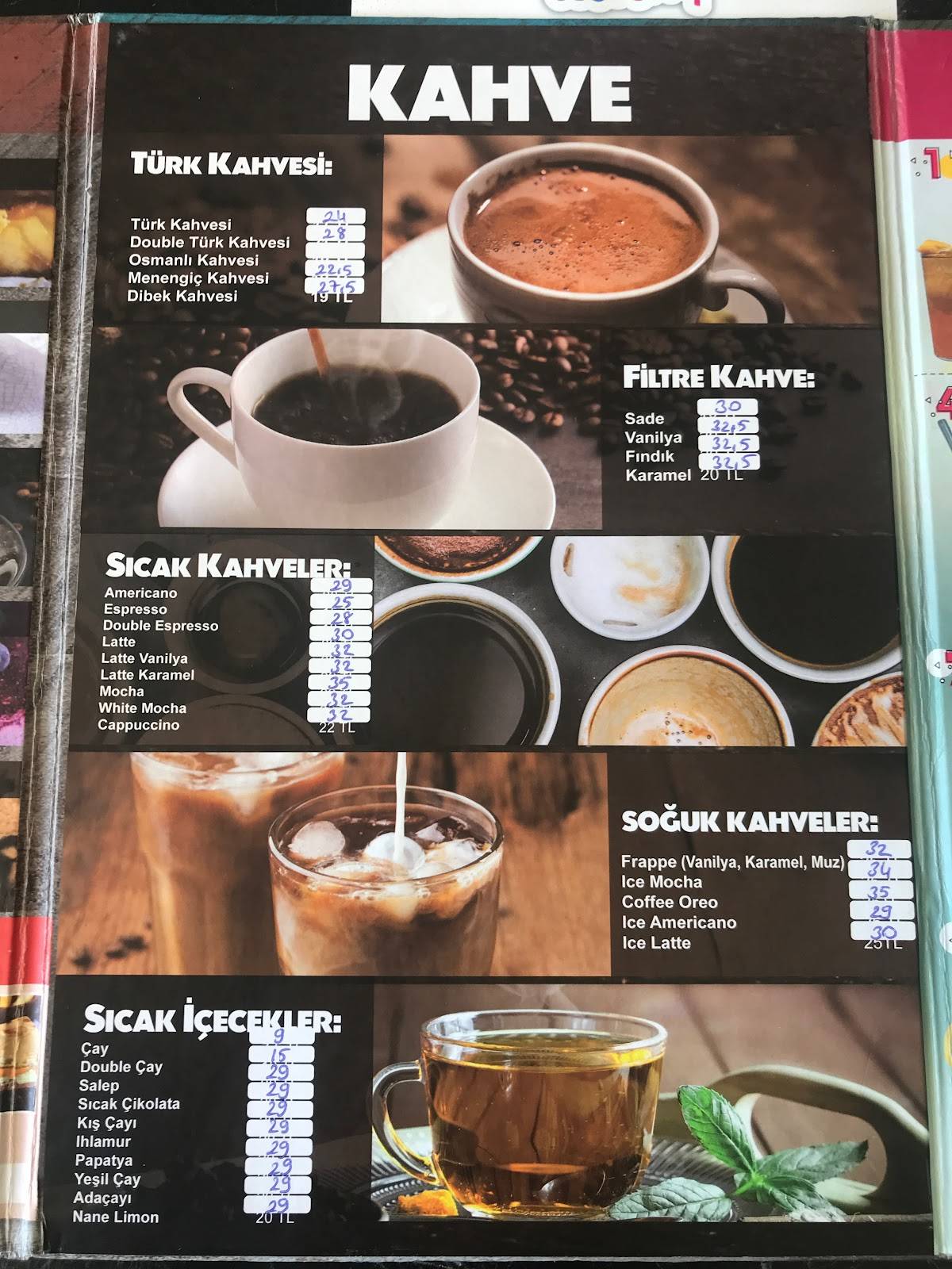 Menu at iceberry Cafe Frozen Yogurt & Waffle, Aydın