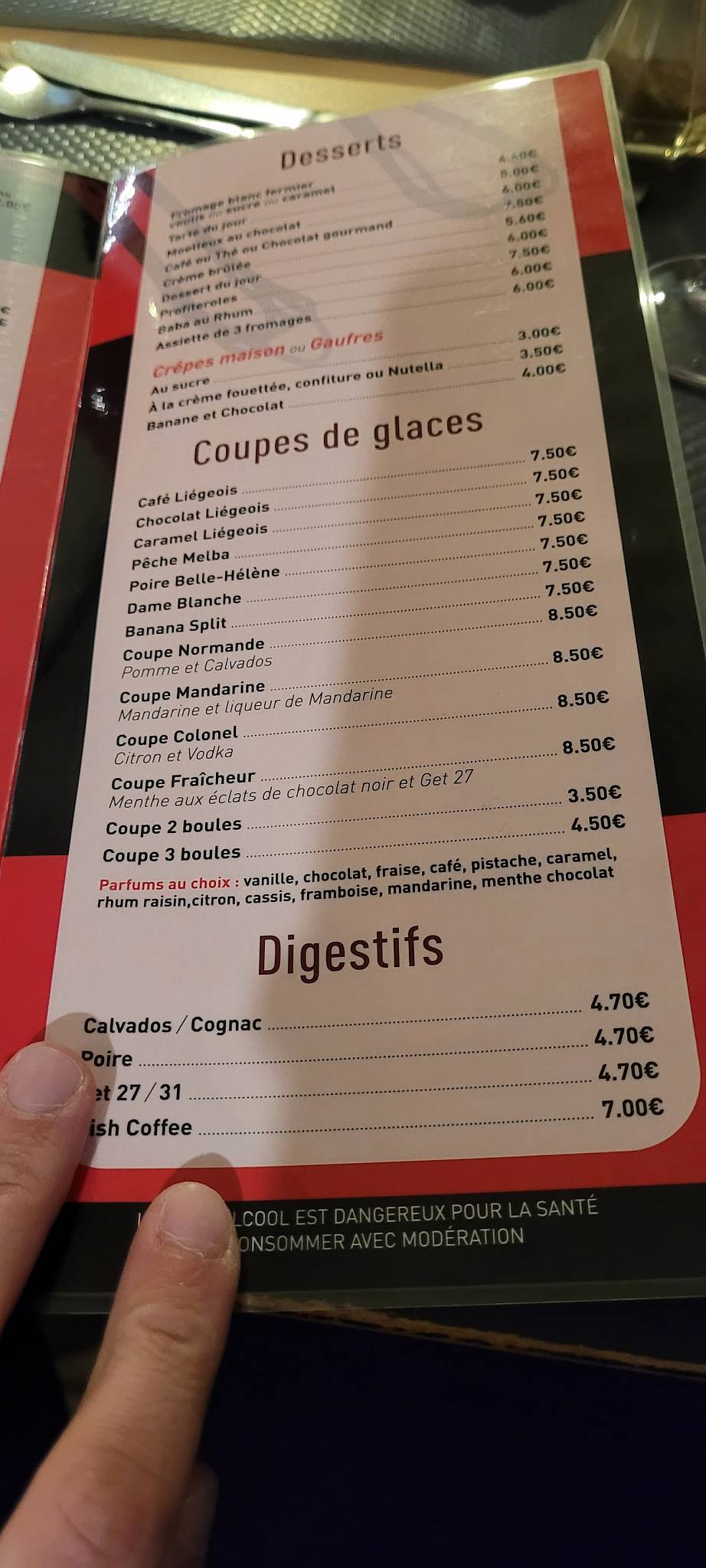Menu au la côte d'Opale s'appelle maintenant l'abri côtier restaurant ...