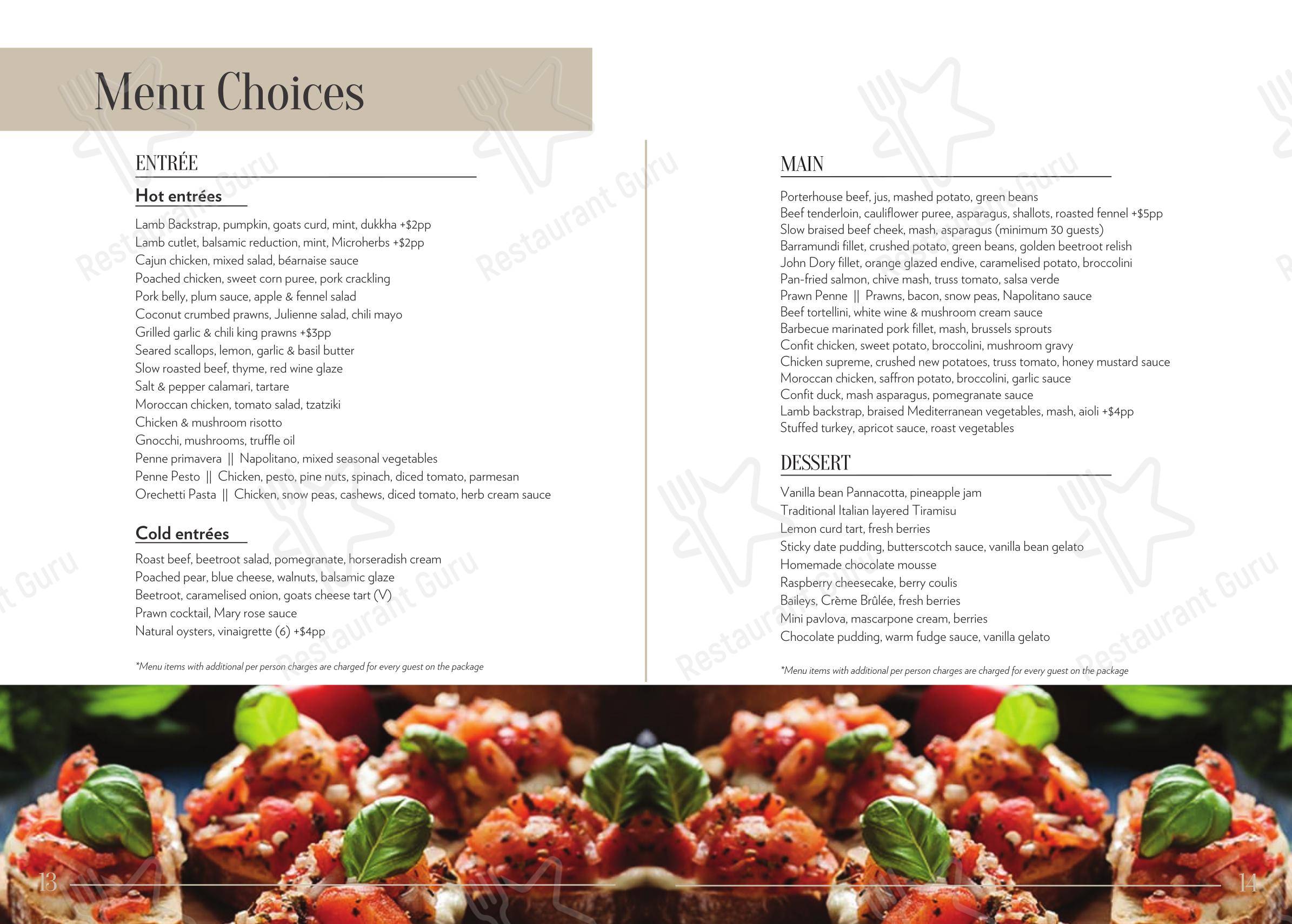 Menu at Biviano's Restaurant Dural, Dural