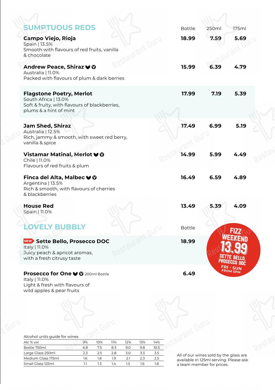 Menu at Clock Tower Brewers Fayre pub & bar, Donnington