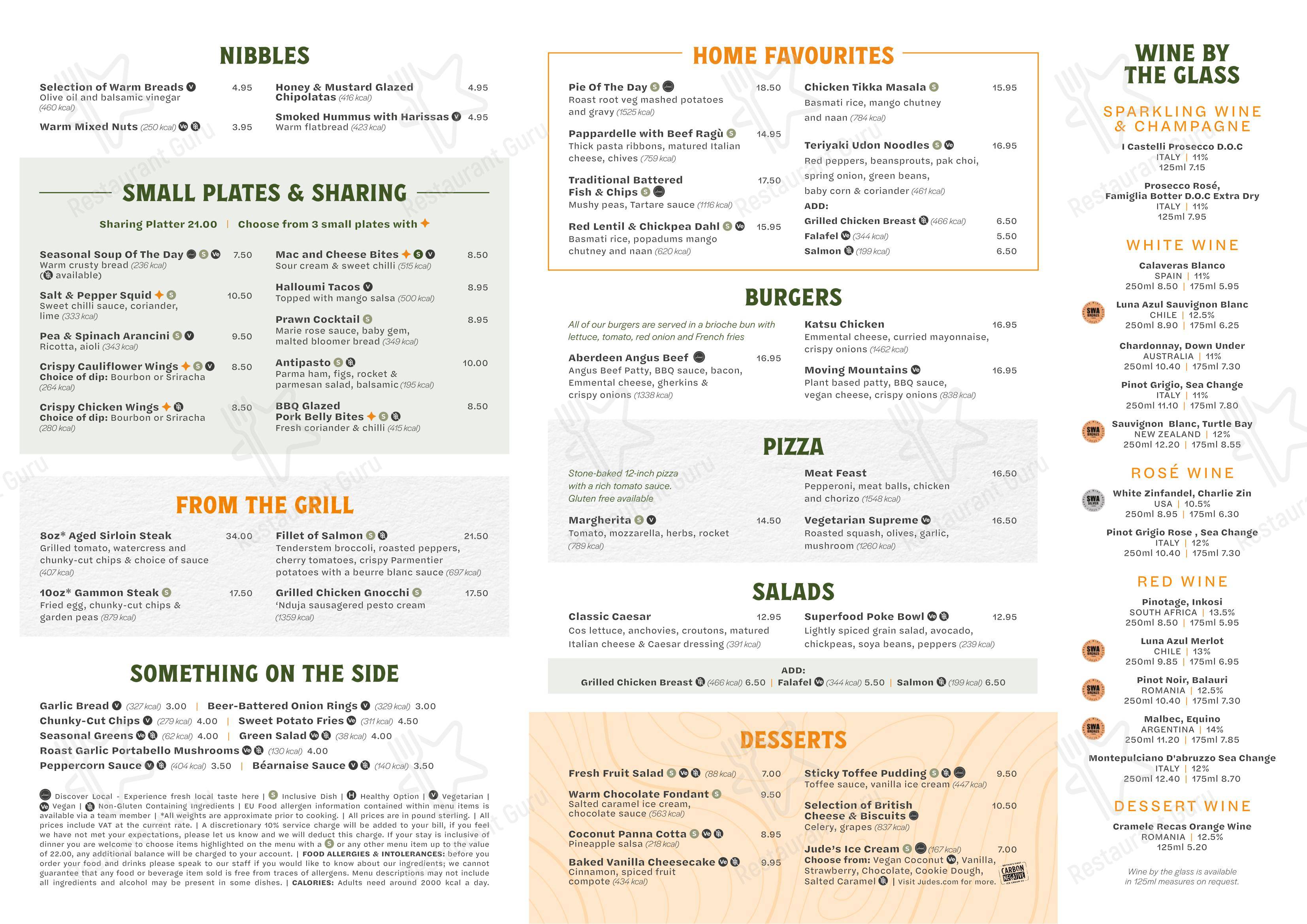Menu at Mercure York Fairfield Manor Hotel restaurant, Skelton