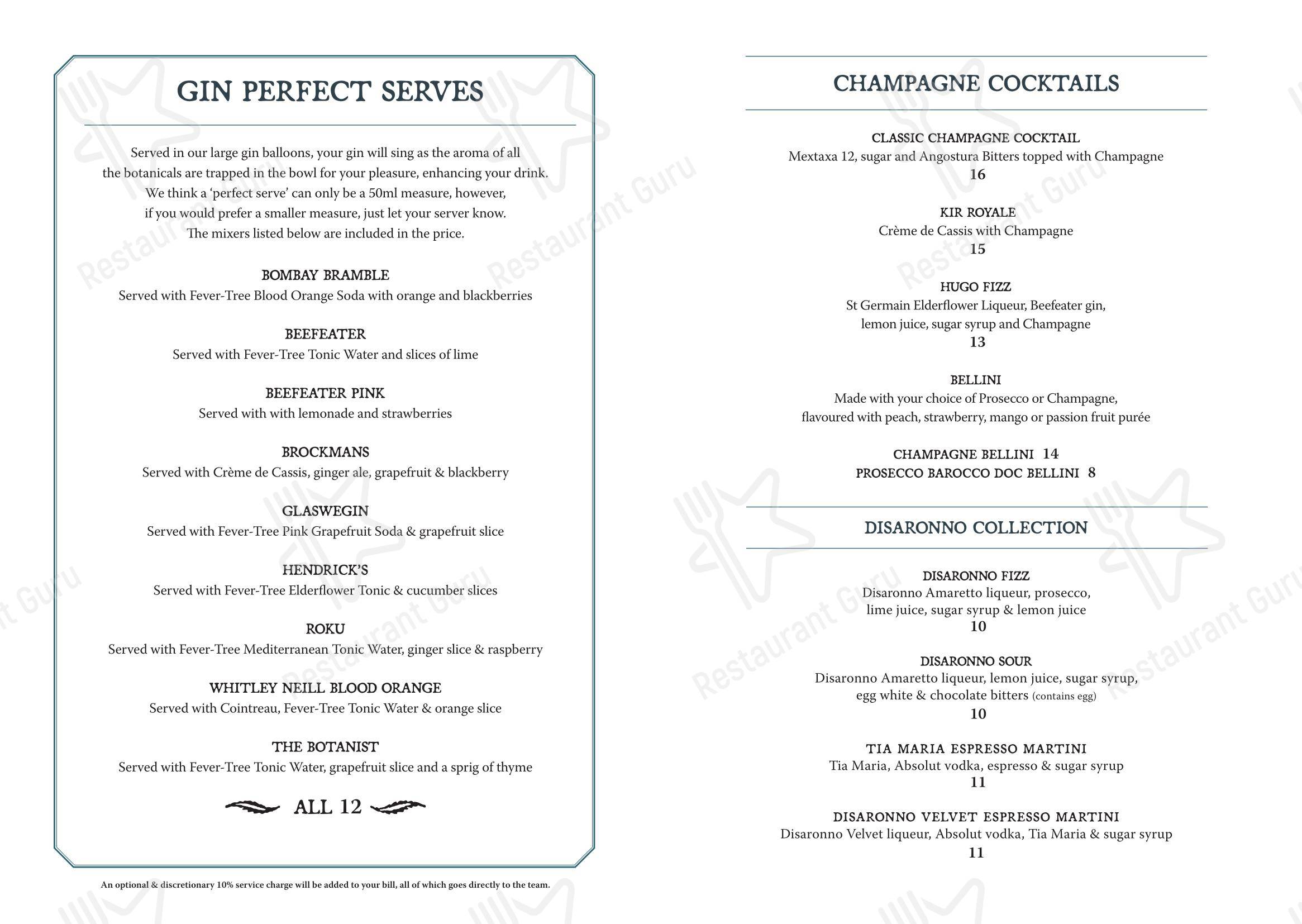 Menu at The Citizen Glasgow restaurant, Glasgow