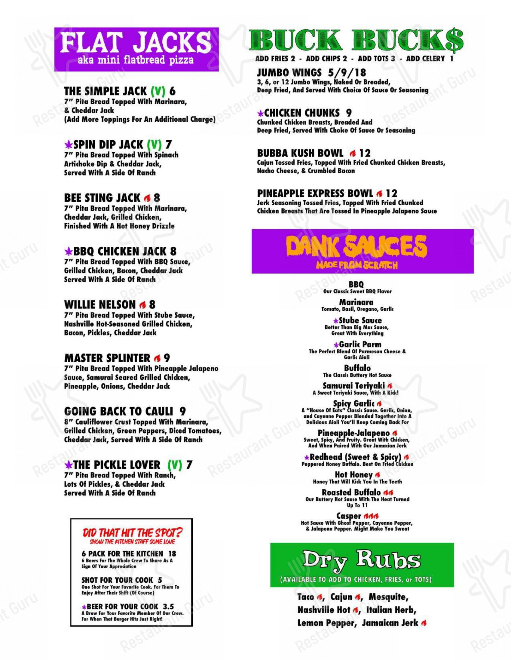 Menu at Bier Stube pub & bar, Toledo, Monroe St