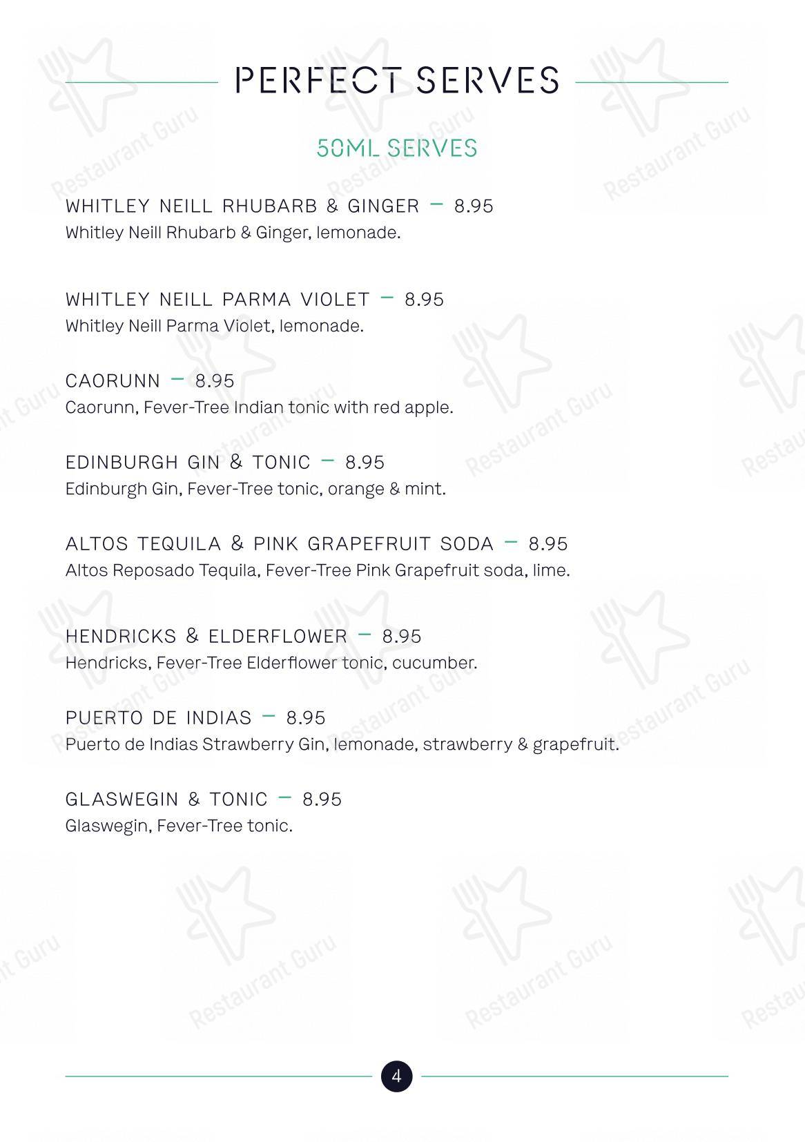Menu at Scotts Bar & Restaurant, Largs, Largs Yacht Haven