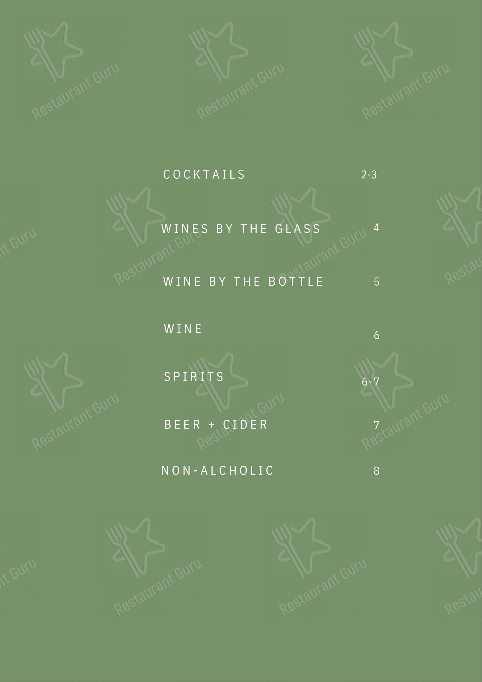 Menu at Boatshed Hallett Cove Beach restaurant, Hallett Cove