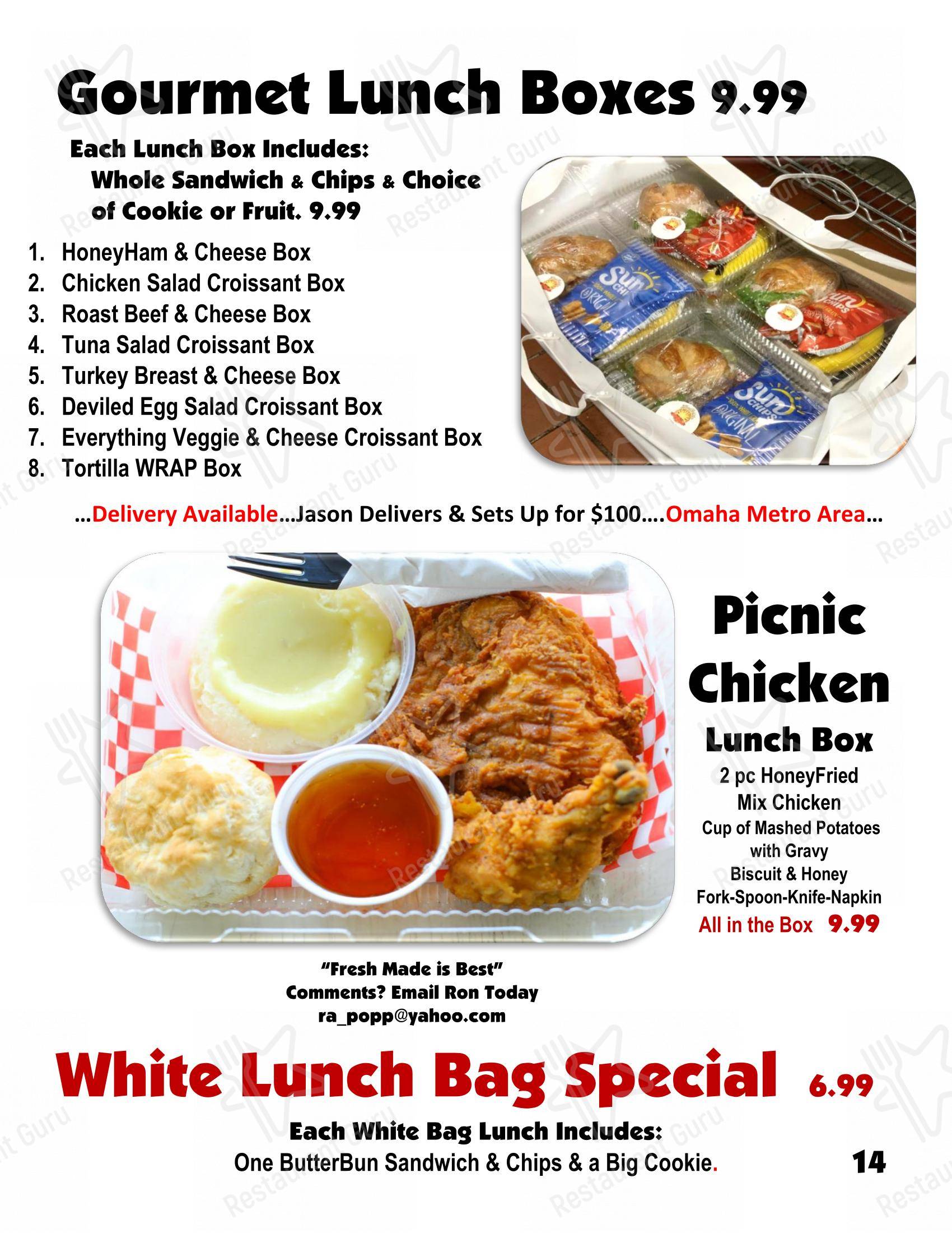 Menu at WheatFields Eatery & Bakery, Omaha, S 103rd St