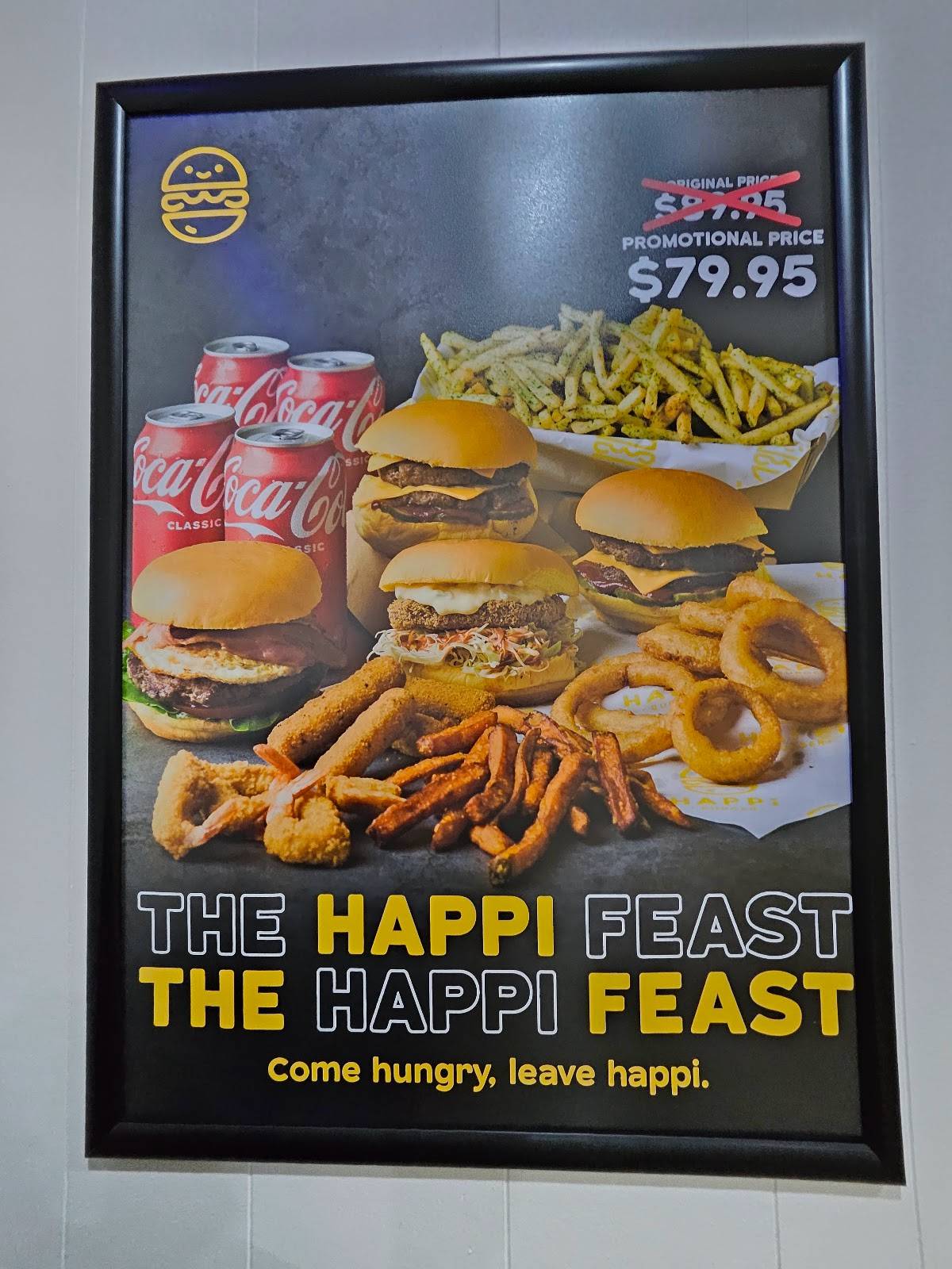 Menu at Happi Burger restaurant, Lindfield
