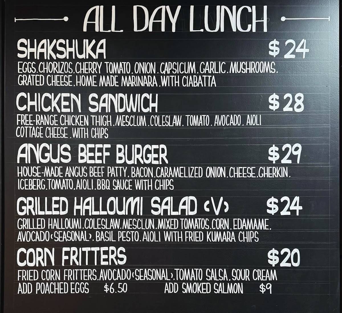 Menu at 21 Grams Cafe & Patisserie, Auckland