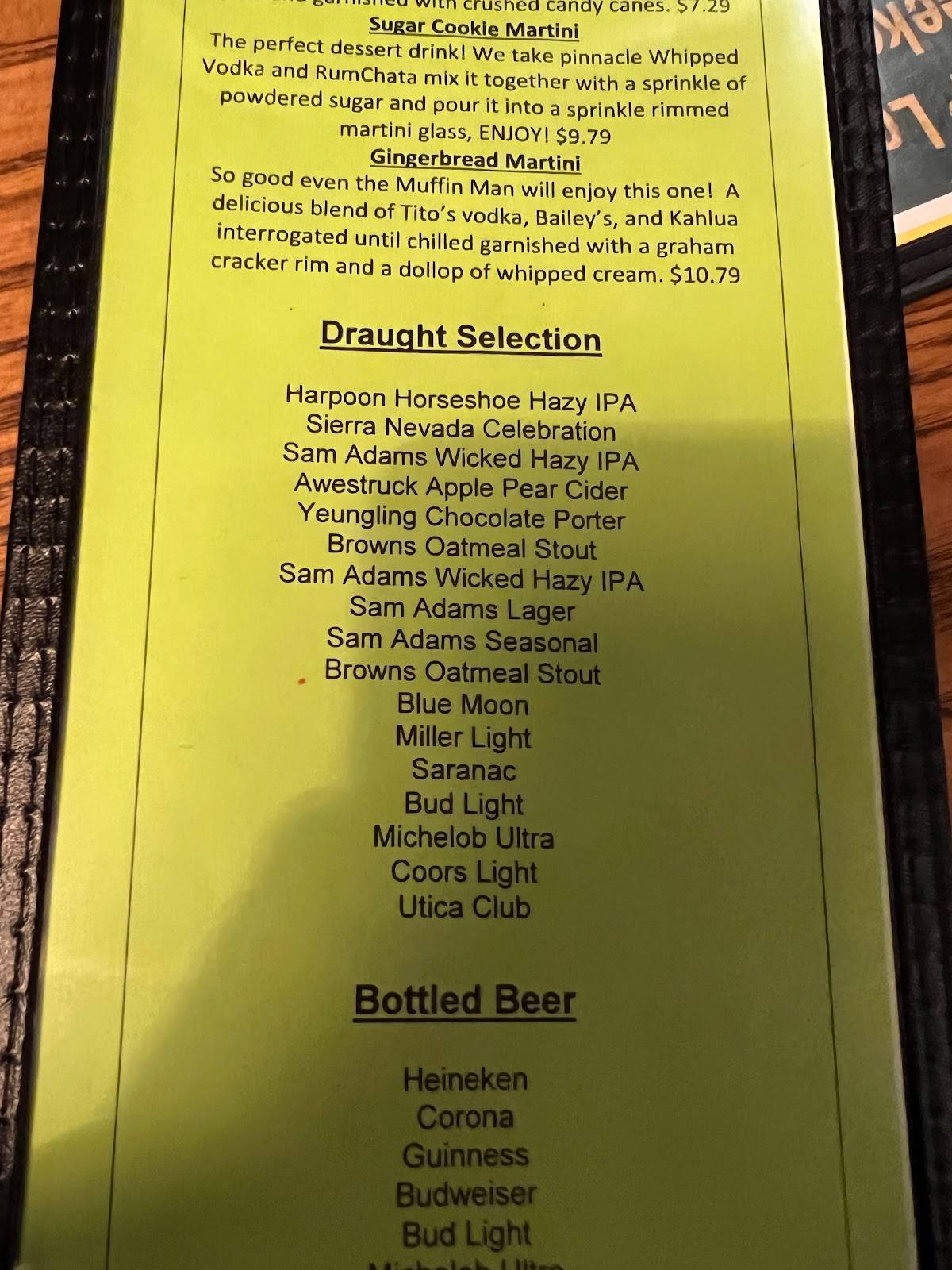 Menu at 99 Restaurant and Pub, New Hartford