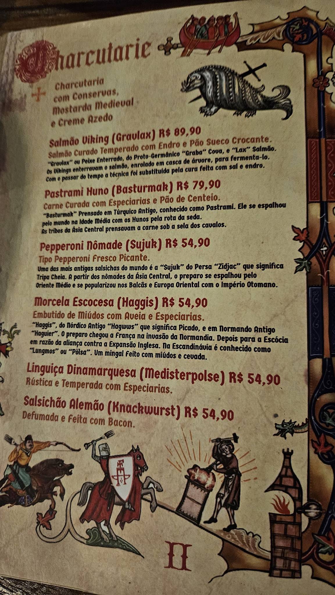 Menu em A Forja - Taverna Épica Medieval restaurante, Belo Horizonte