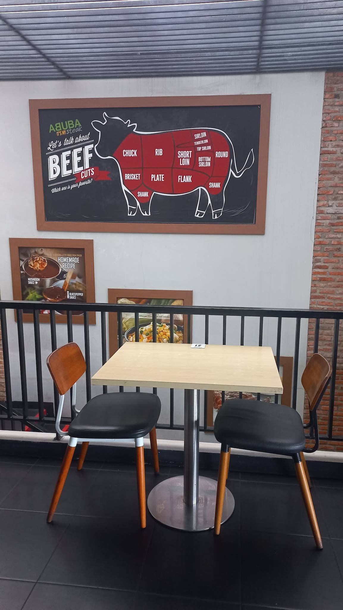 Carta del restaurante ABUBA Steak - Matraman, Yakarta, Jl. Matraman ...