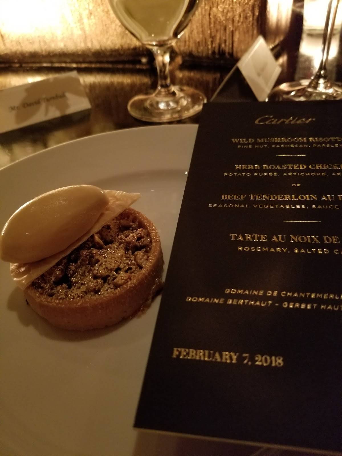 Menu at ADDISON restaurant, San Diego