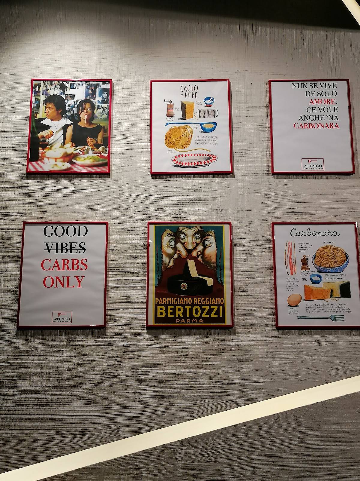 Menu da Atipico Osteria Moderna ristorante, Parma