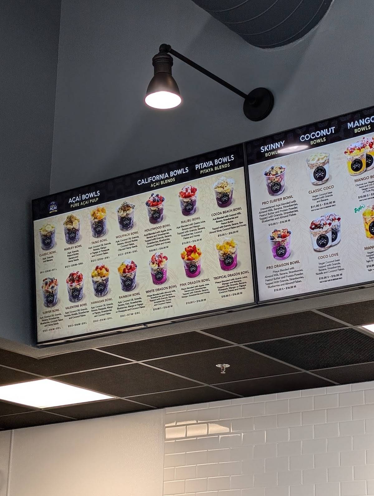 Menu at Açaí Express NB pub & bar, New Braunfels