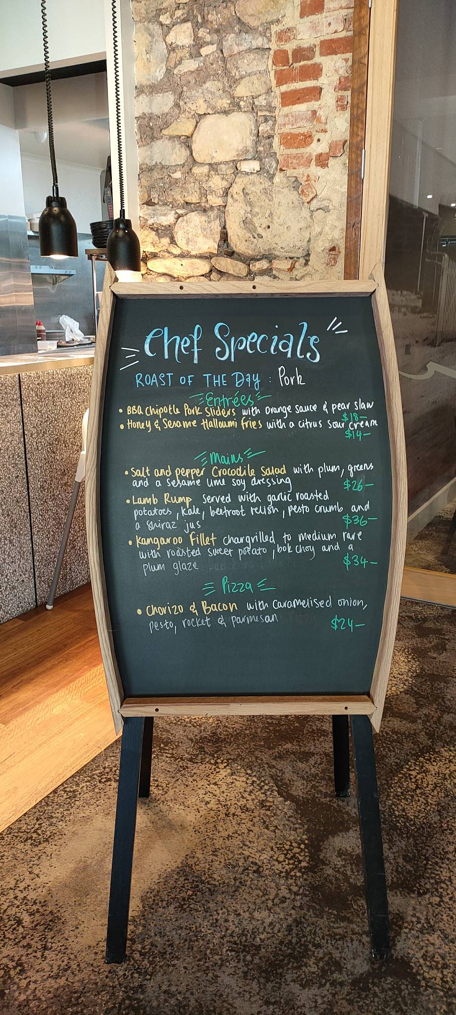 Menu at Aldinga Hotel pub & bar, Aldinga